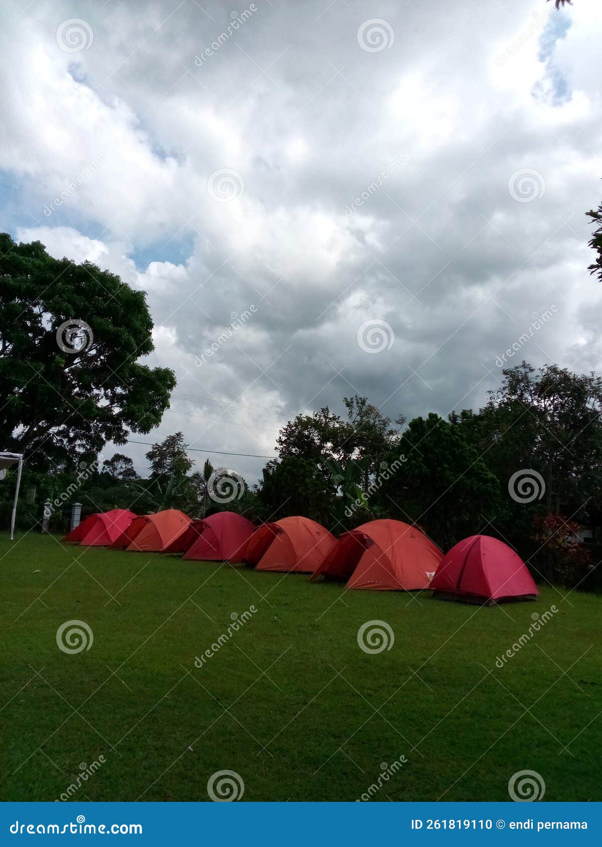 View camping ground stock photo. Image of ground, camping - 261819110