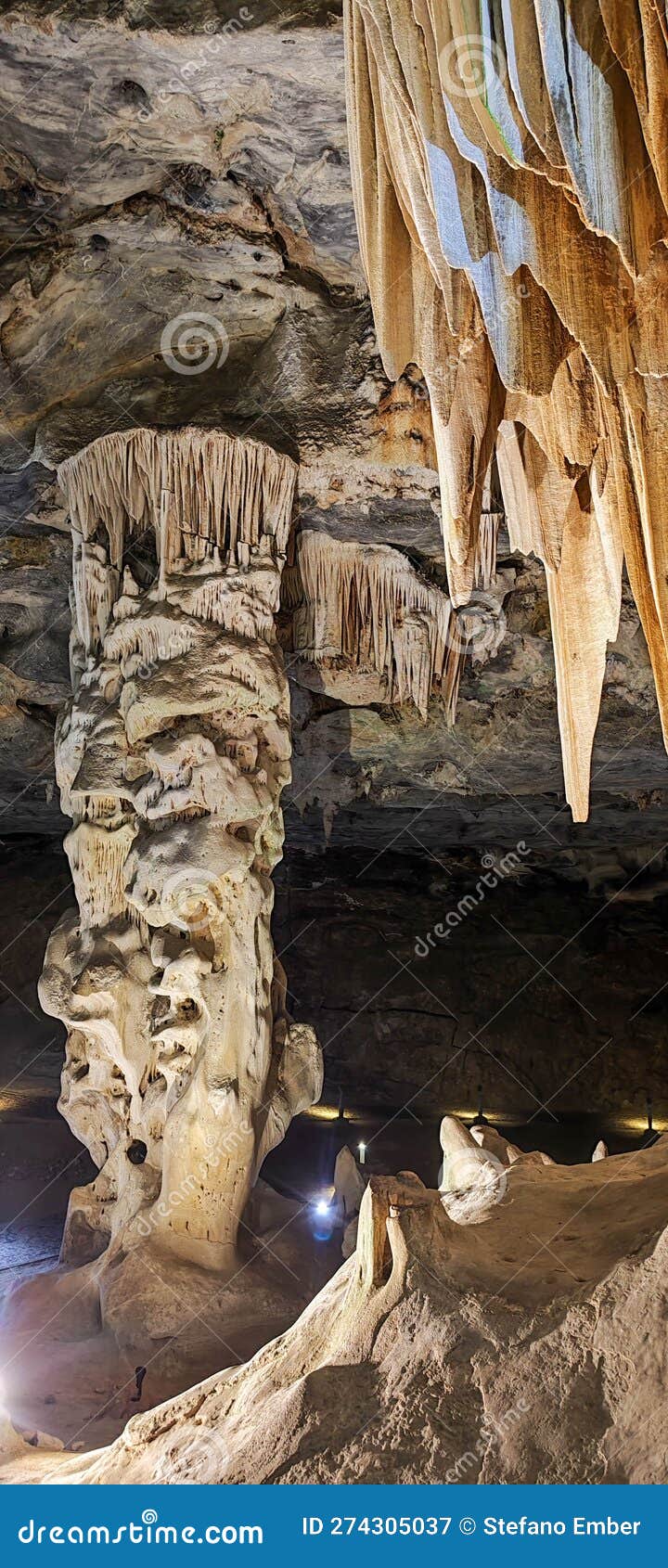 View at Cango Cave in South Africa Stock Image - Image of caves, forest ...