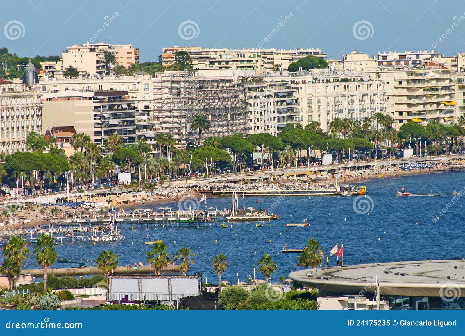 View of Cannes, South of France Stock Image - Image of french, europe ...