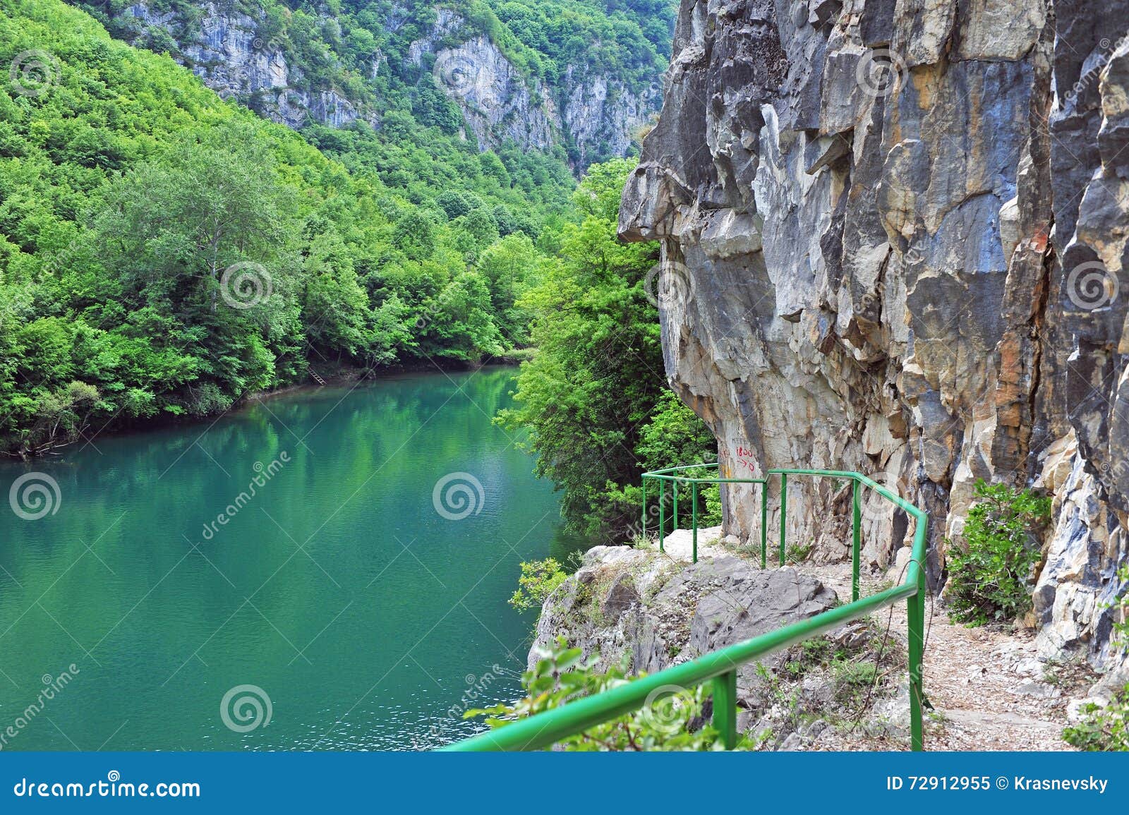Canyon Matka Near The Skopje Royalty-Free Stock Photo | CartoonDealer ...