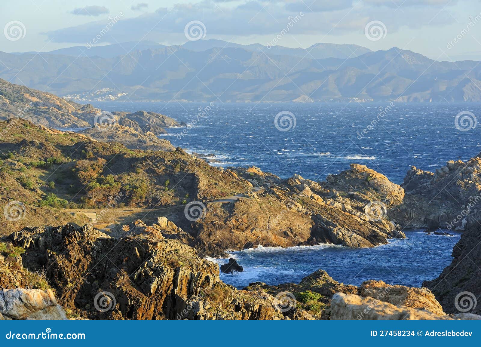 View from Cape Creus (Costa Brava,Spain) Stock Photo - Image of spain ...
