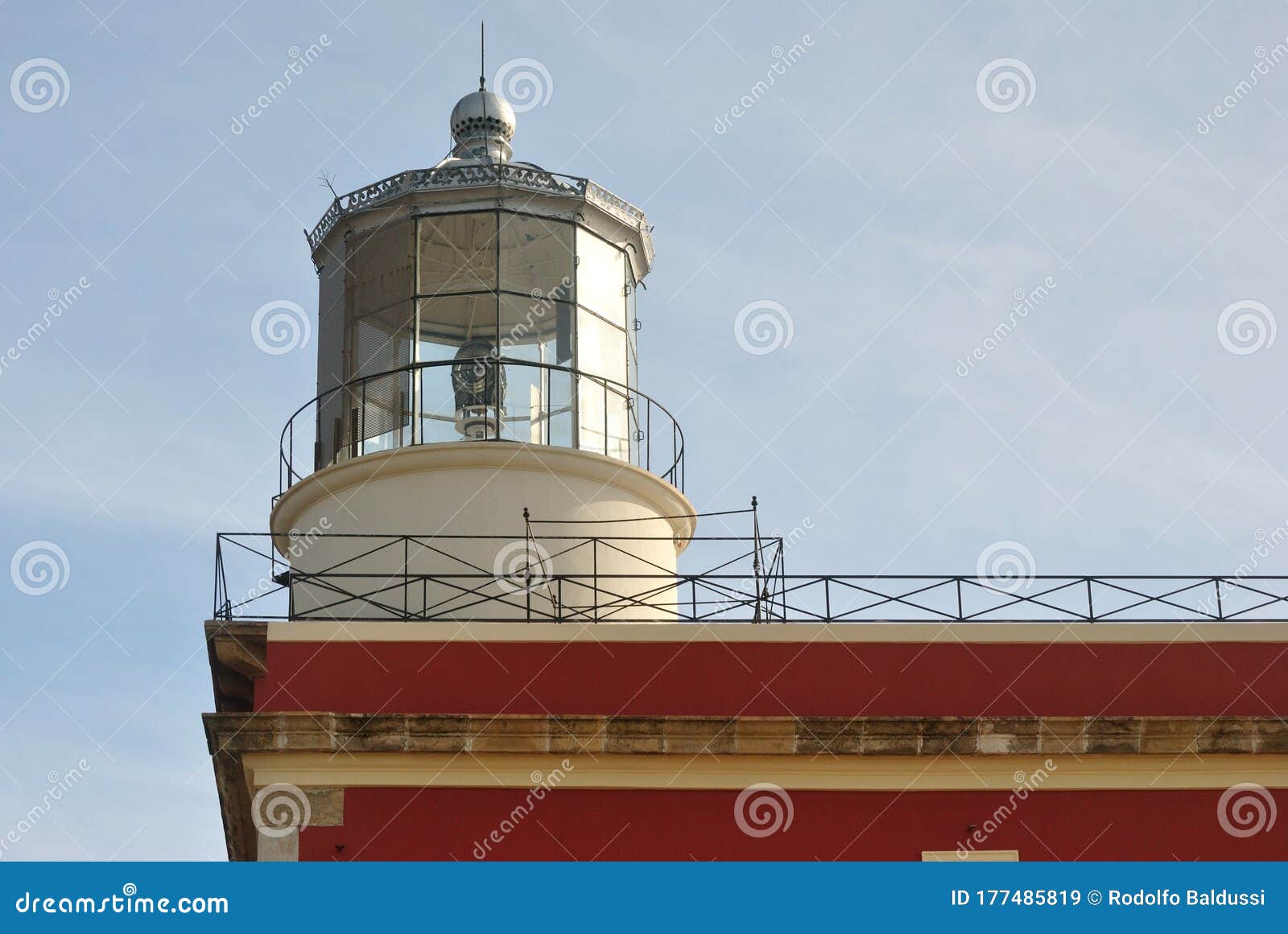View of Capo Spartivento Lighthouse Stock Image - Image of panorama ...
