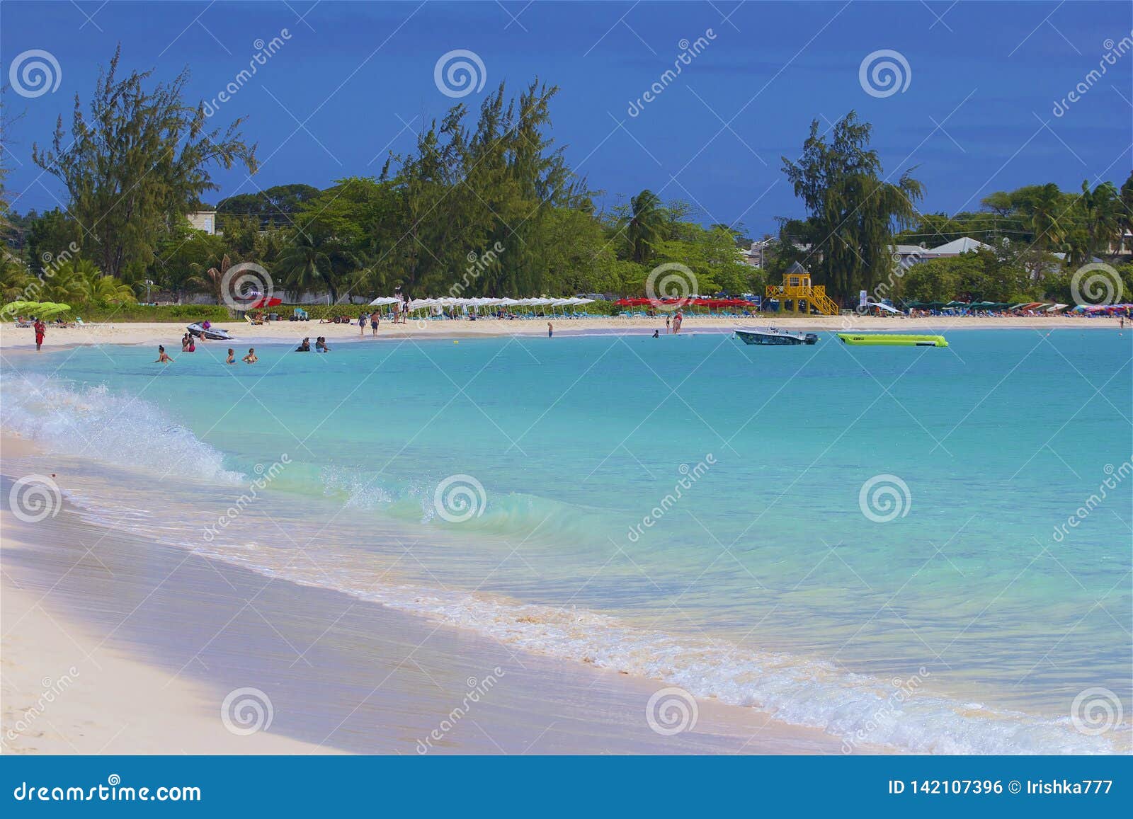 Carlisle Bay in Barbados, Caribbean Editorial Photo - Image of tropics ...