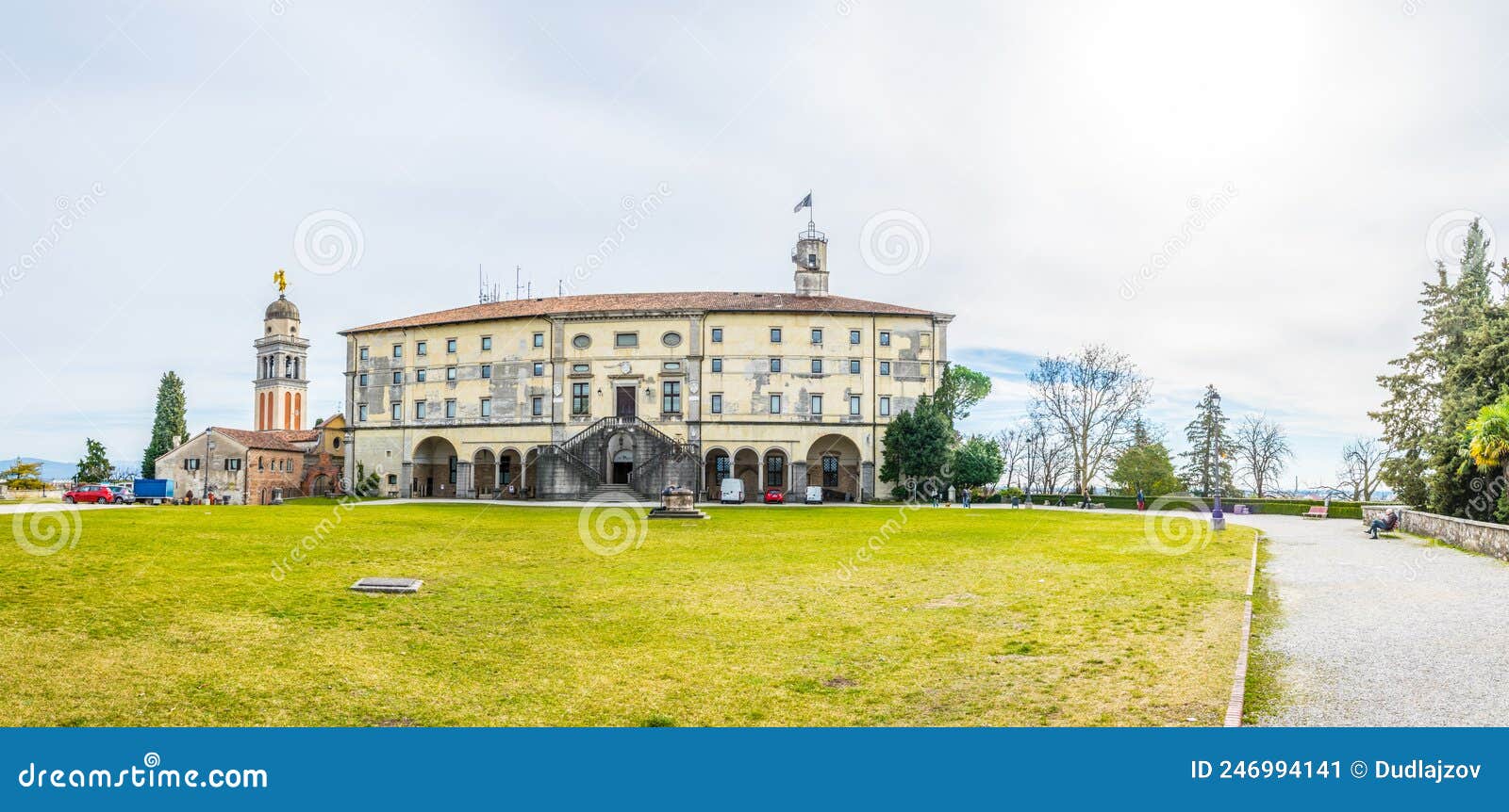 View of Castello Di Udine in Italy....IMAGE Stock Image - Image of ...
