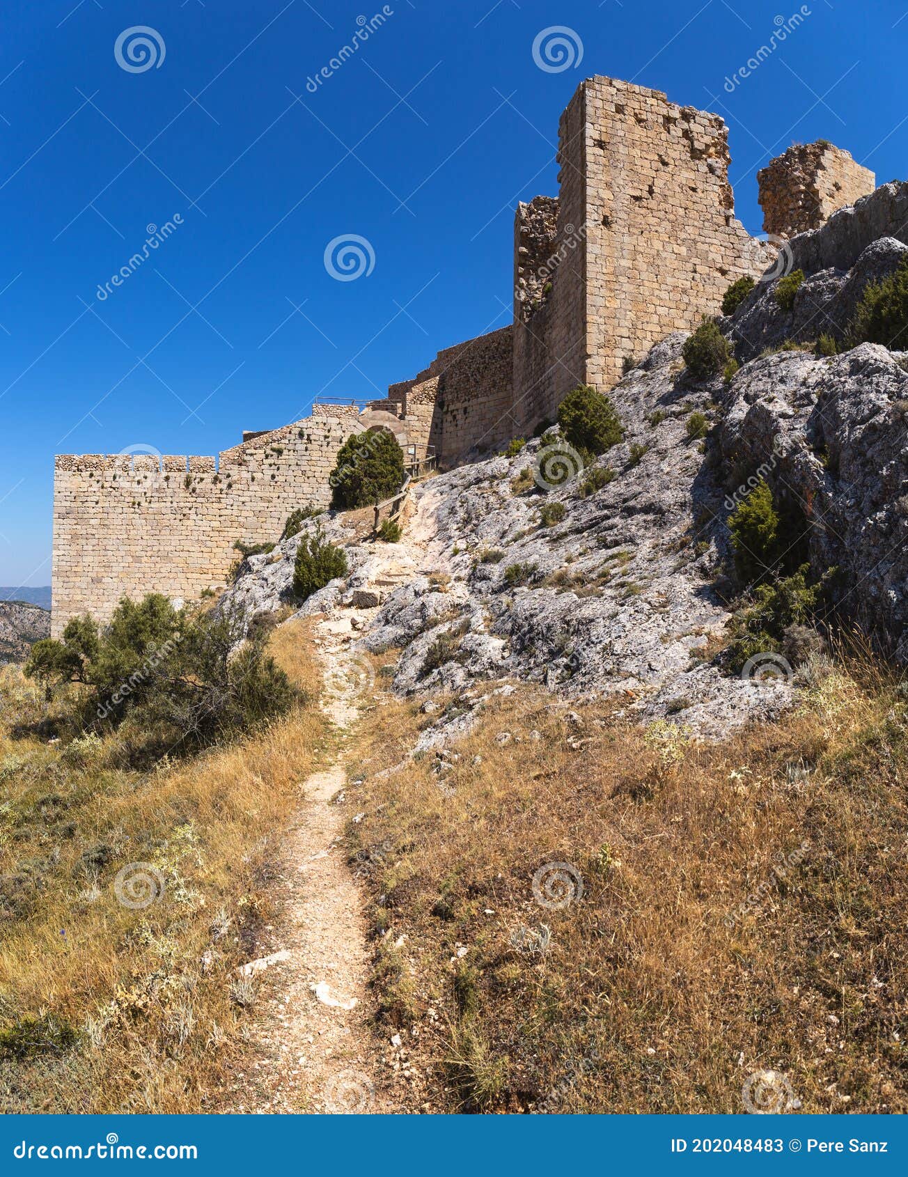 Castellote Castle Stock Photos - Free & Royalty-Free Stock Photos from ...
