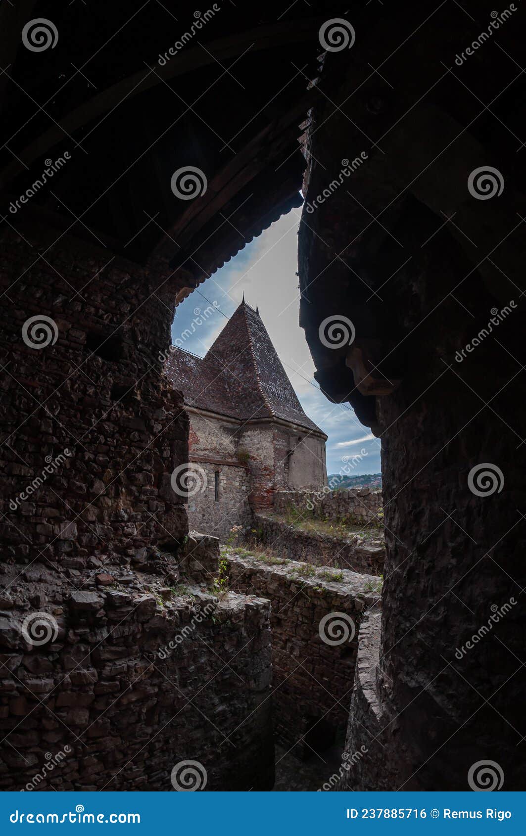 A View of the Castle through an Arrowslit Editorial Photo - Image of ...