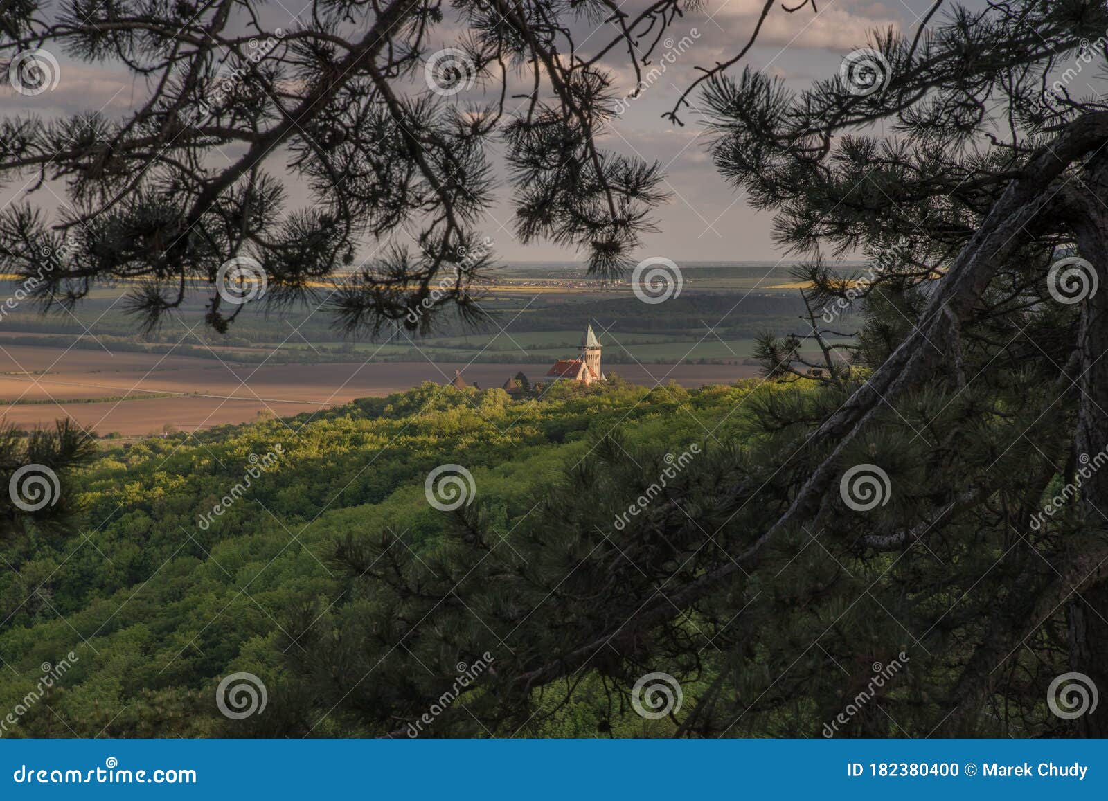 Castle on the Edge of the Forest Stock Photo - Image of natural, park ...