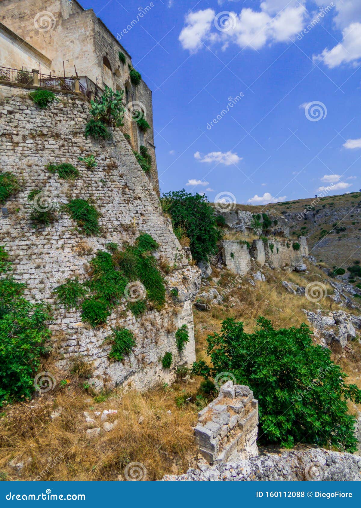 Castle of Ginosa, Italy stock photo. Image of apulia - 160112088