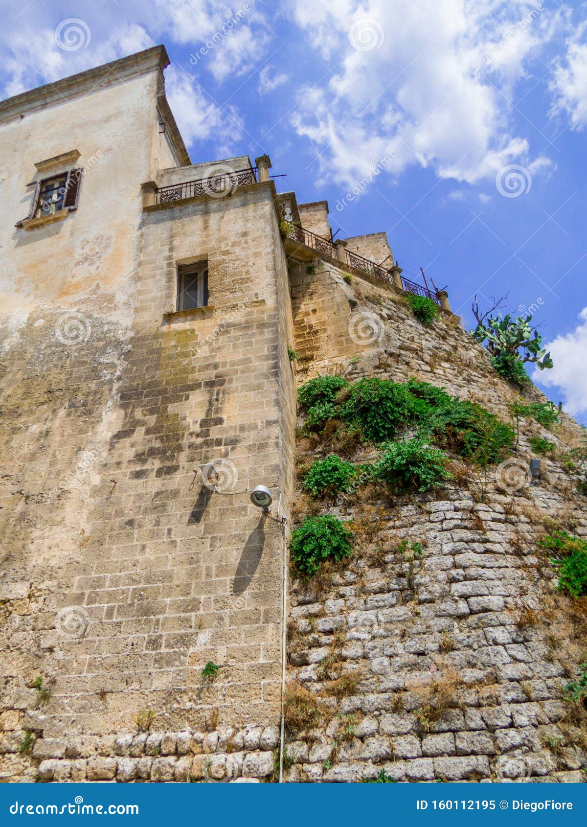 Castle of Ginosa, Italy stock image. Image of norman - 160112195