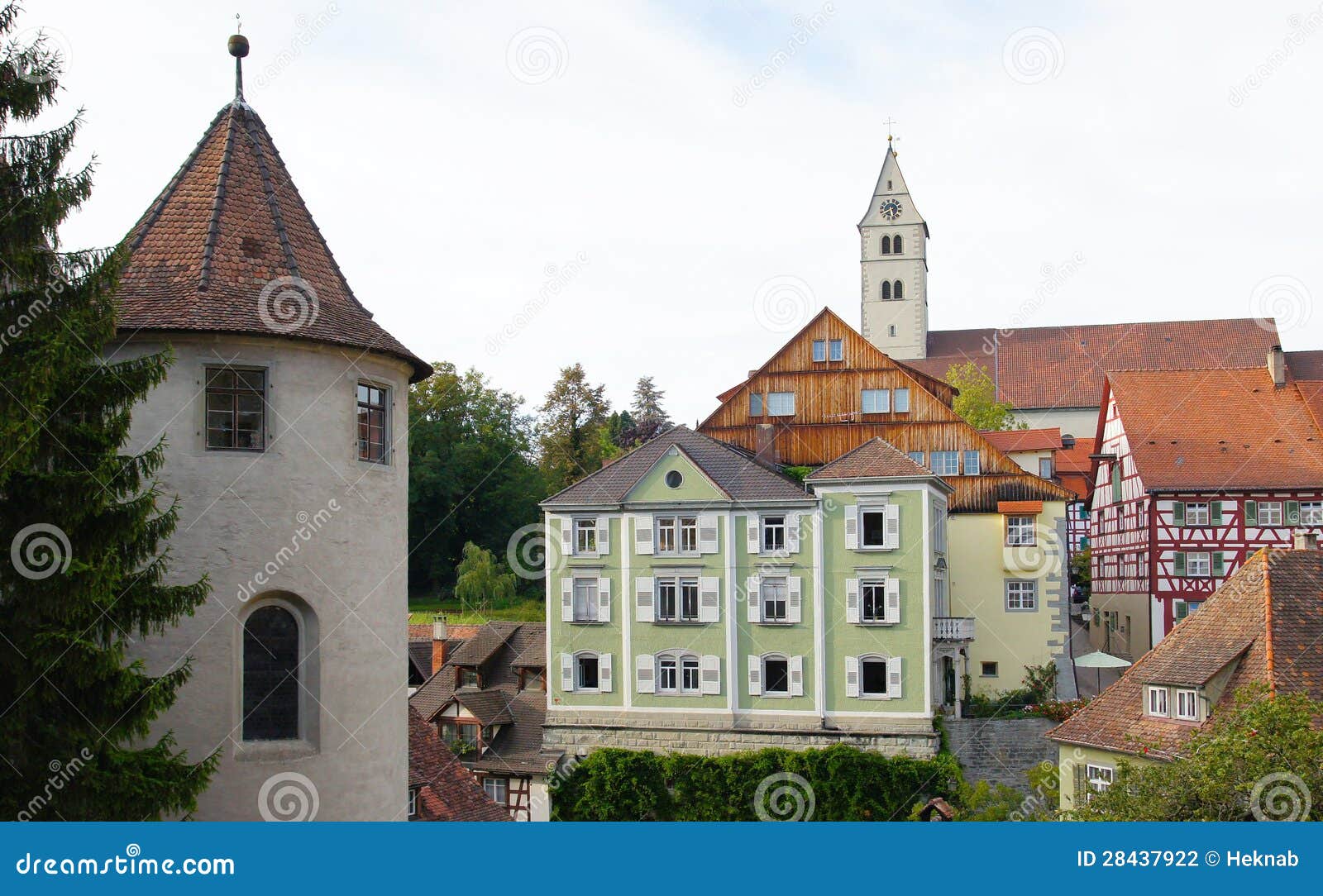 View from the Castle Meersburg Stock Photo - Image of historical, tower ...