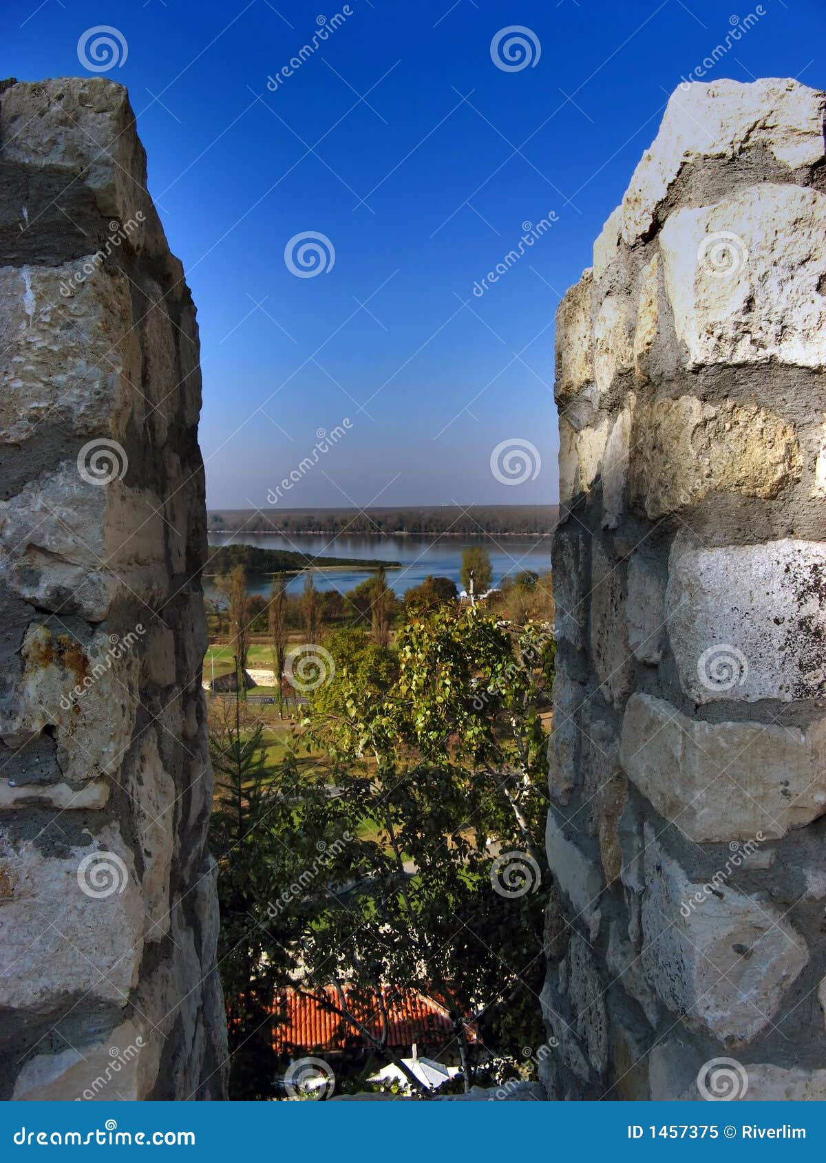 The View from Castle Rock stock image. Image of kalemegdan - 1457375