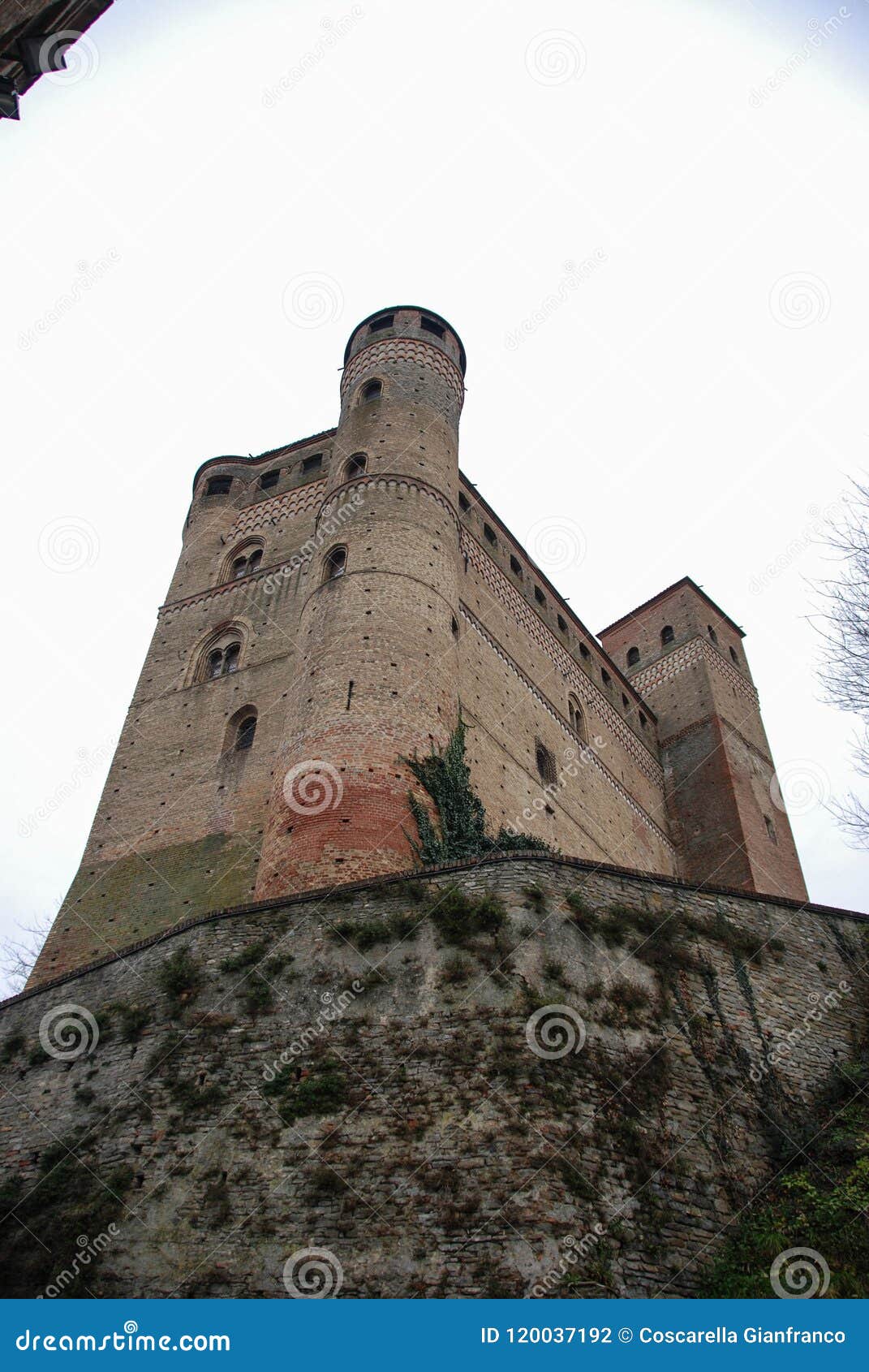 Castle of Serralunga D`Alba, Piedmont - Italy Stock Photo - Image of ...
