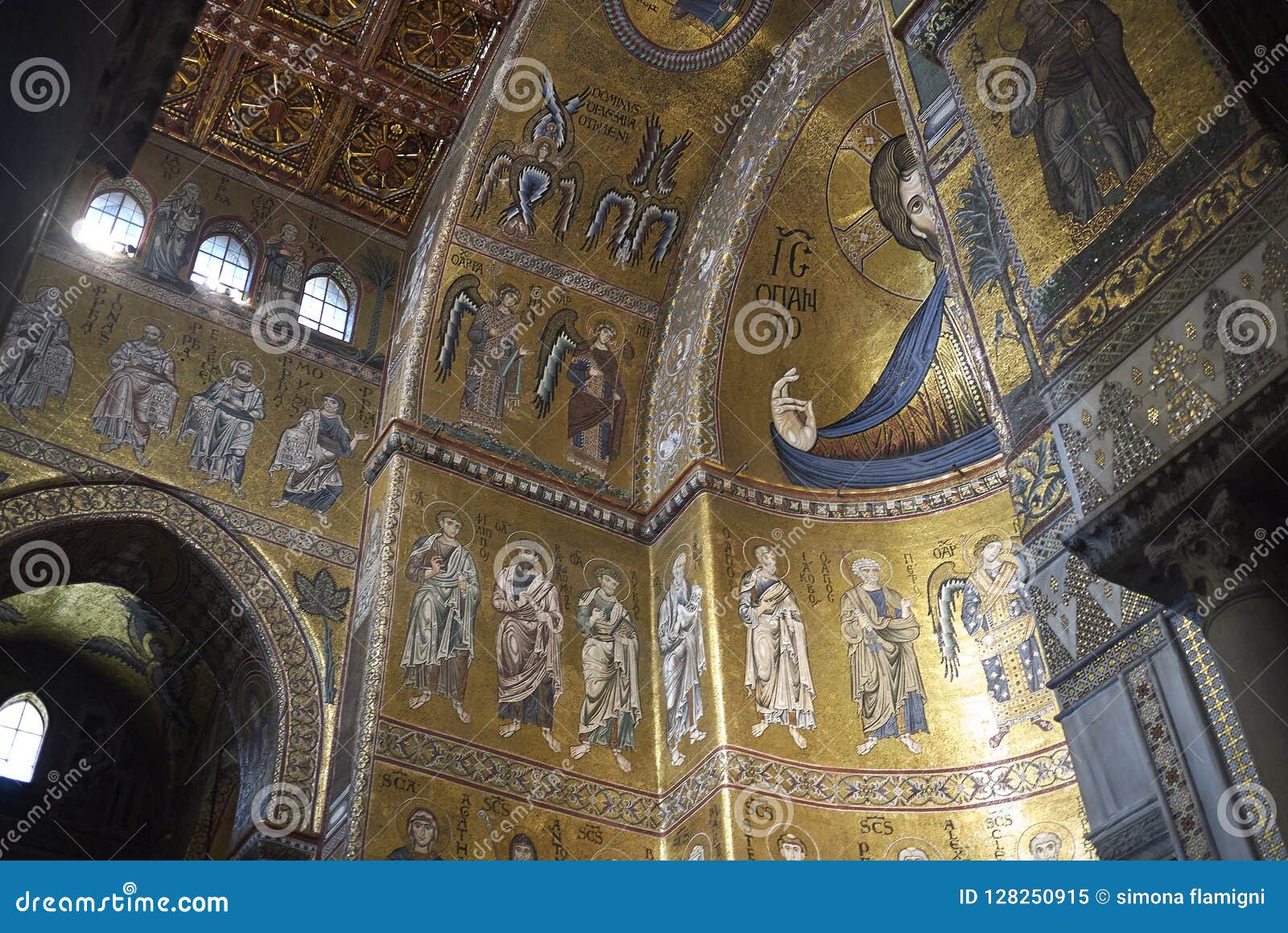 View of the cathedral apse editorial image. Image of byzantine - 128250915