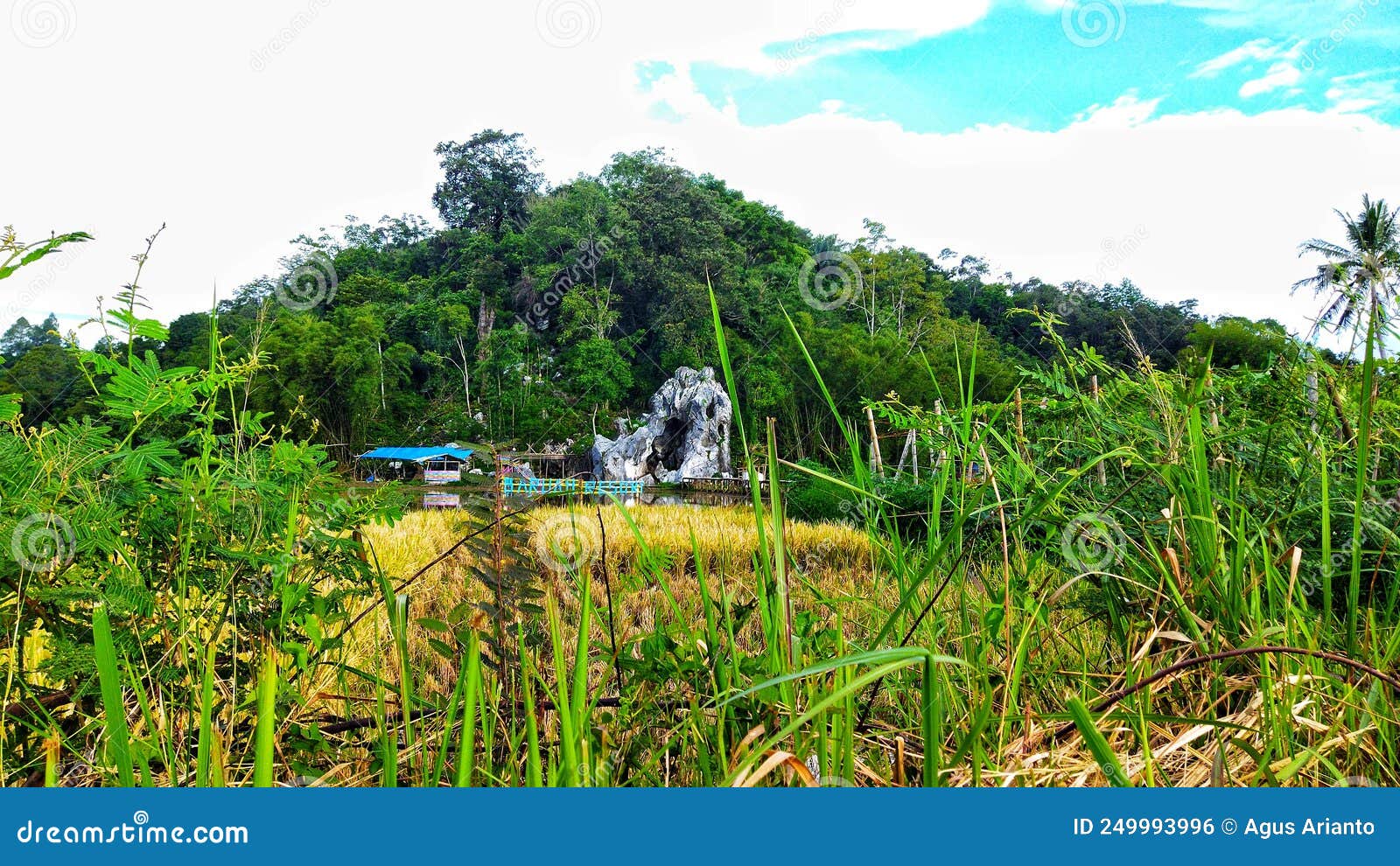 View of the Cave on the Edge of Kamang Hill Stock Photo - Image of ...