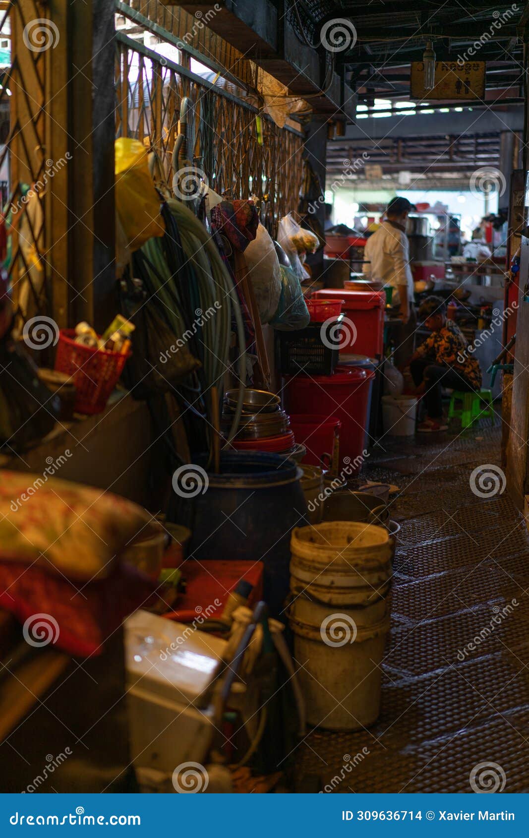 The View of the Central Market in Phnom Phen Editorial Stock Image ...