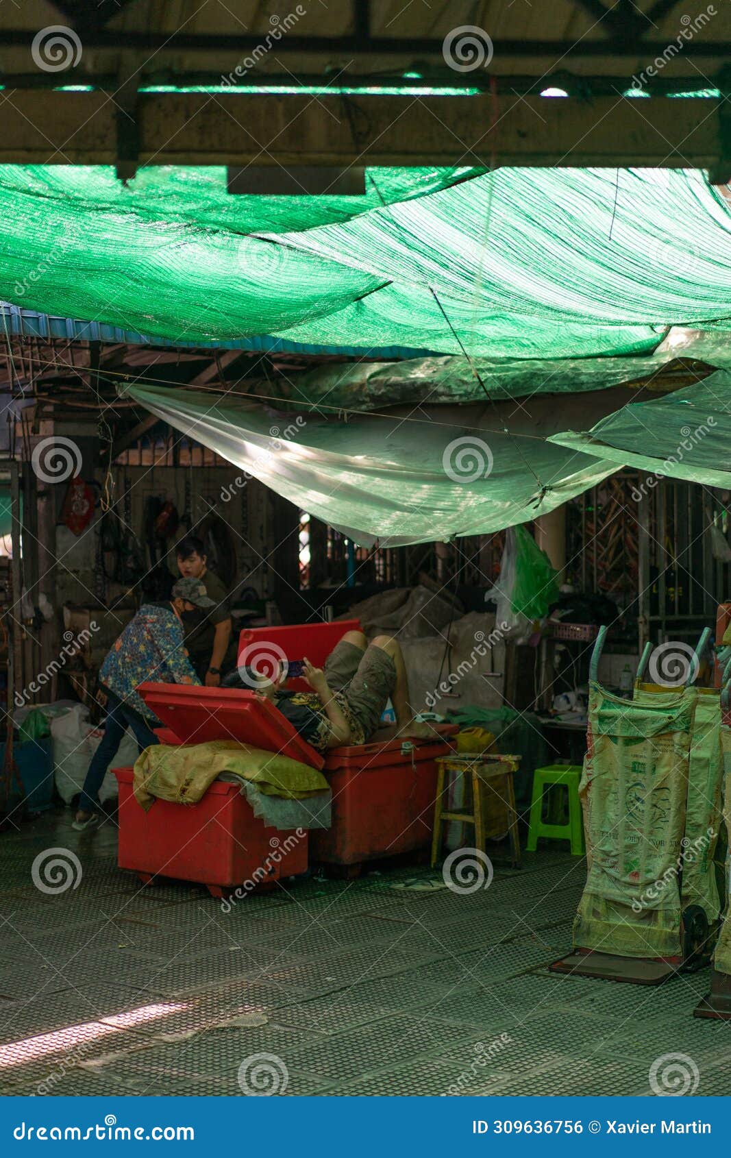 The View of the Central Market in Phnom Phen Editorial Photo - Image of ...