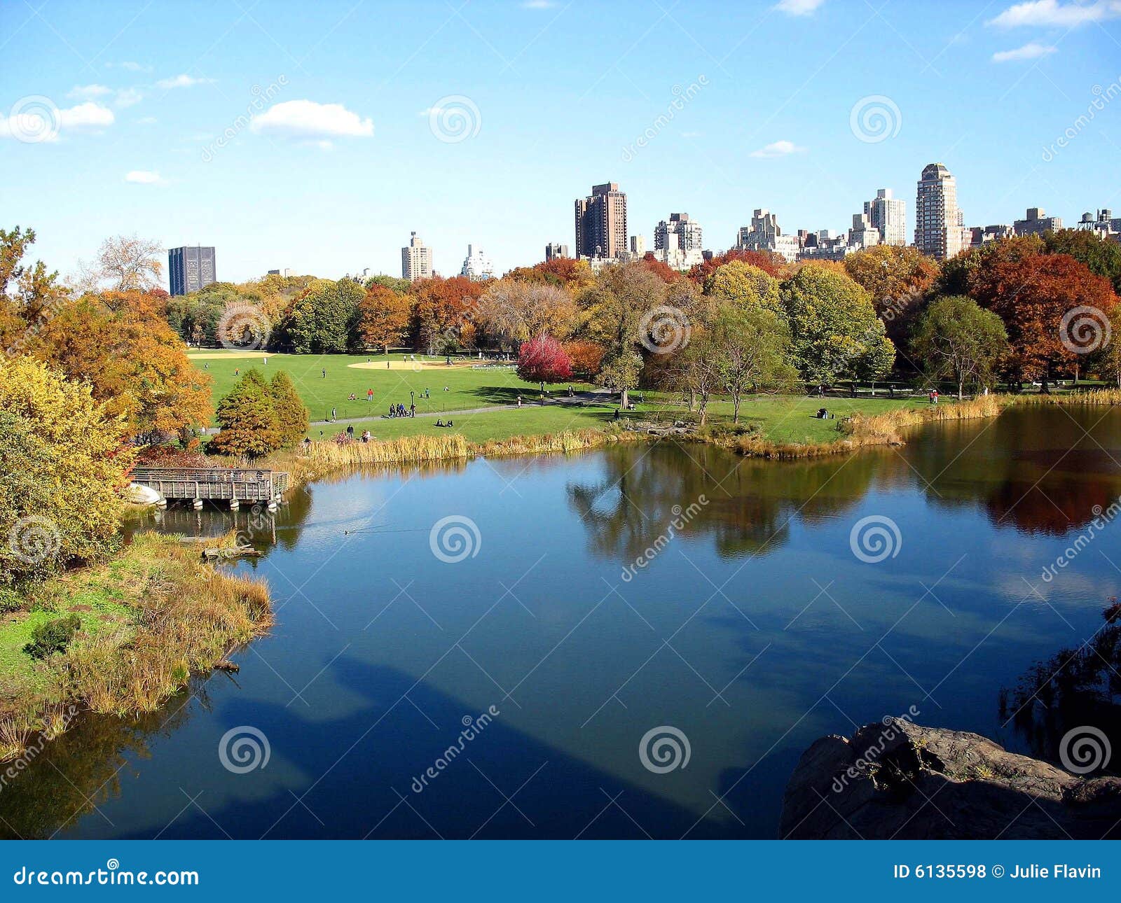 View from central park stock photo. Image of manhatten - 6135598