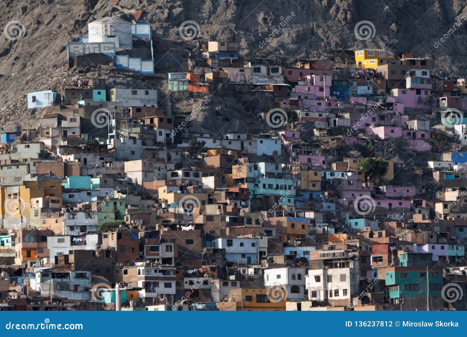 The view of chabola stock photo. Image of altitude, grid - 136237812