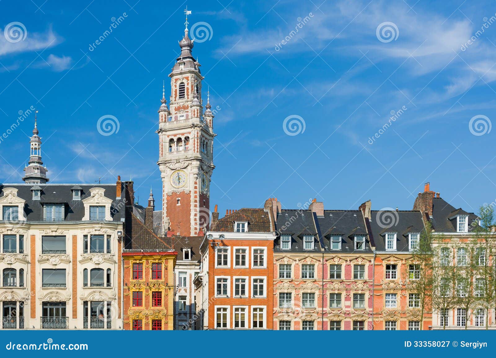 View on Chamber of Commerce in Lille Stock Image - Image of commodities ...