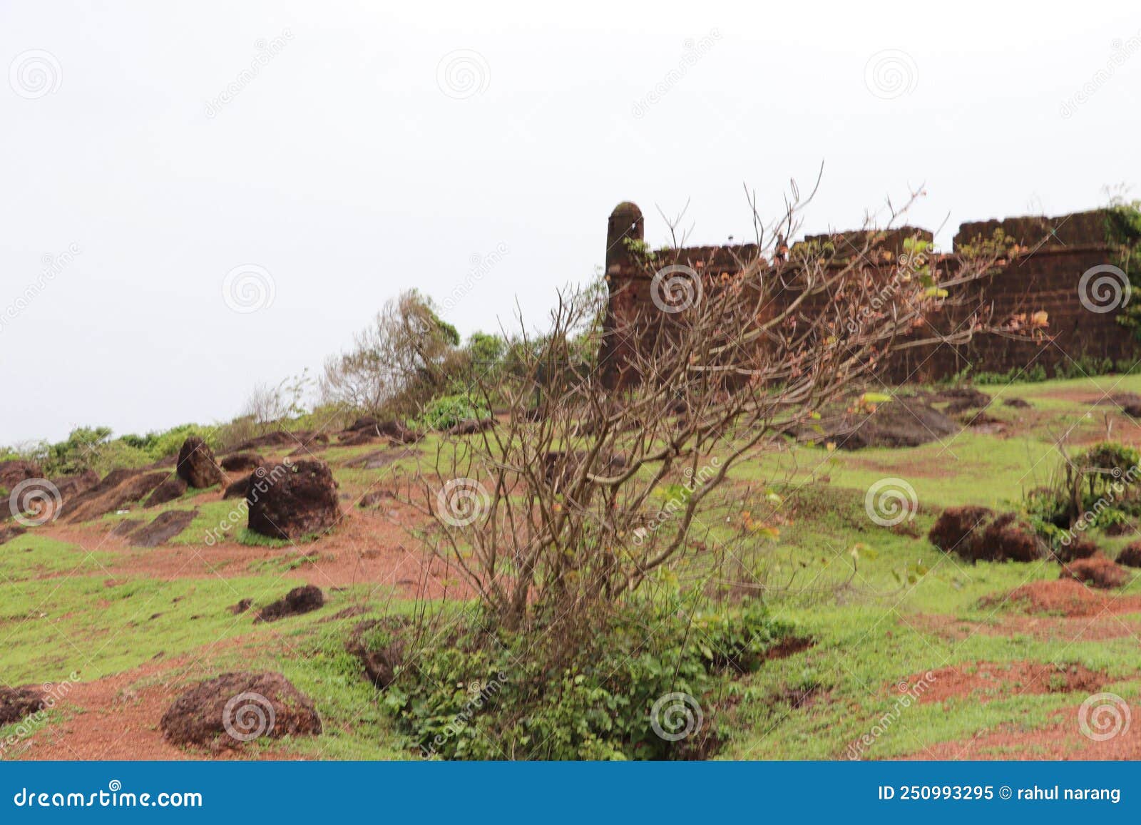 View of Chapora Fort from and Angle, Clicked in Goa in India Stock ...