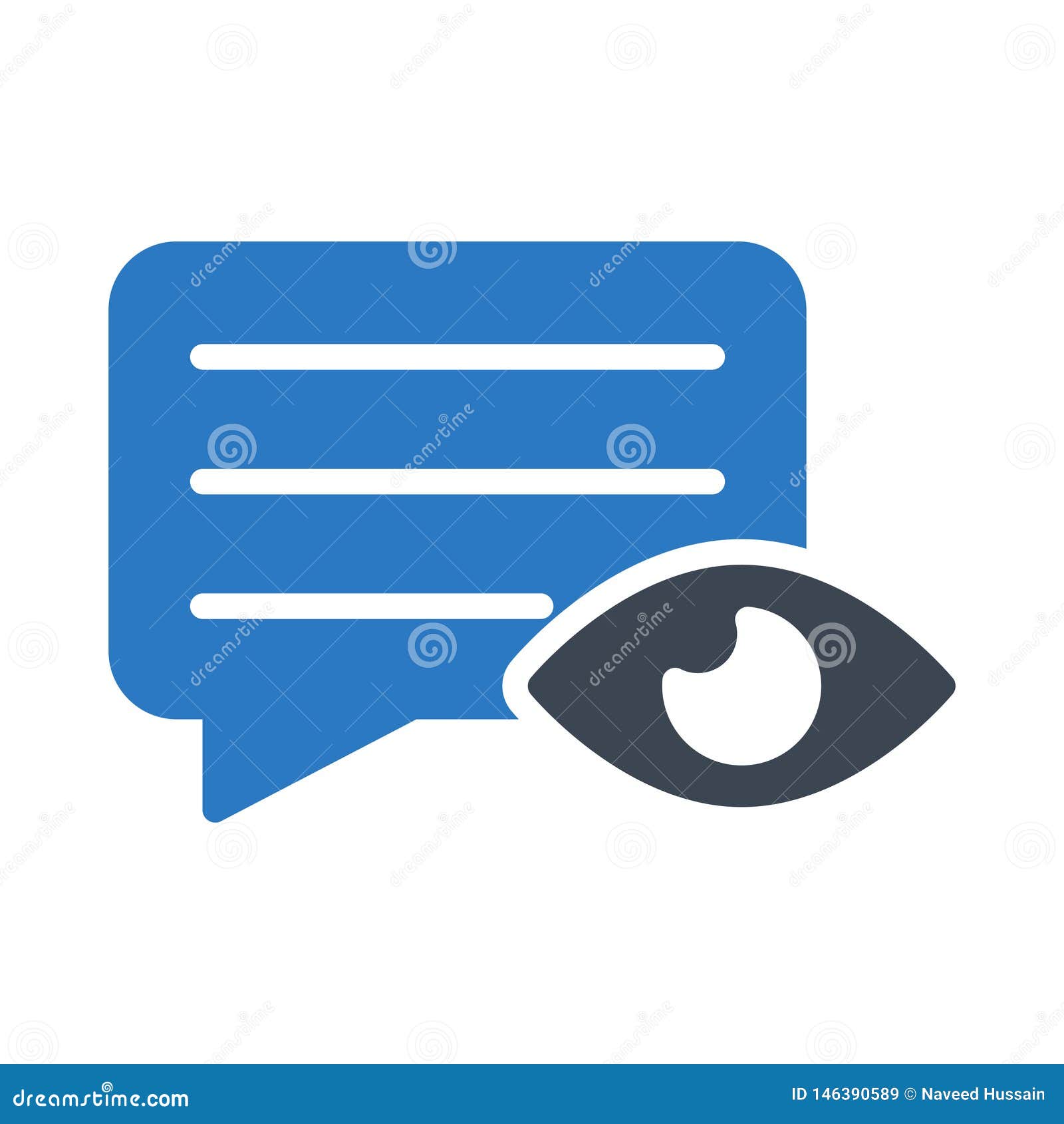View Chat Glyph Color Vector Icon Stock Vector - Illustration of apps ...