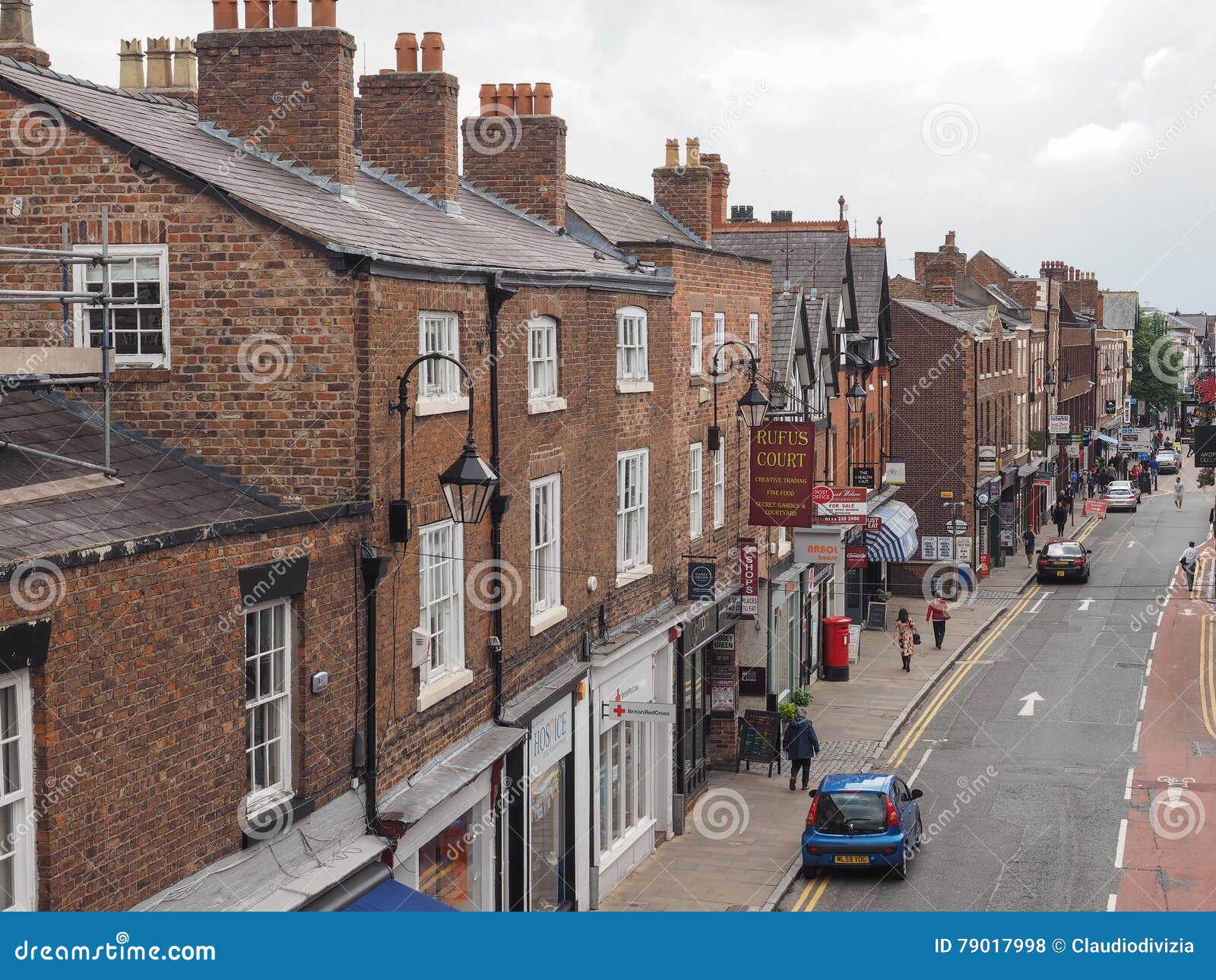 View of Chester Old City Centre Editorial Stock Photo - Image of great ...