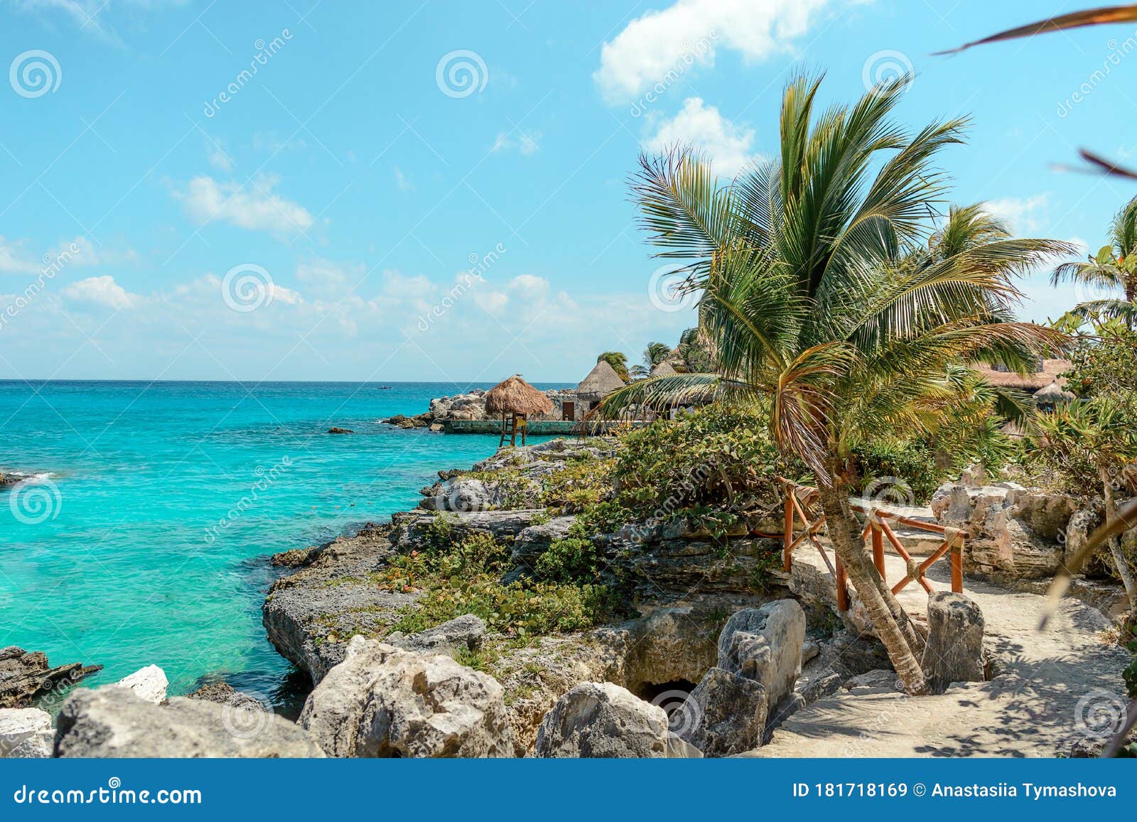 View of the Chic Azure Lagoon of the Caribbean Stock Image - Image of ...