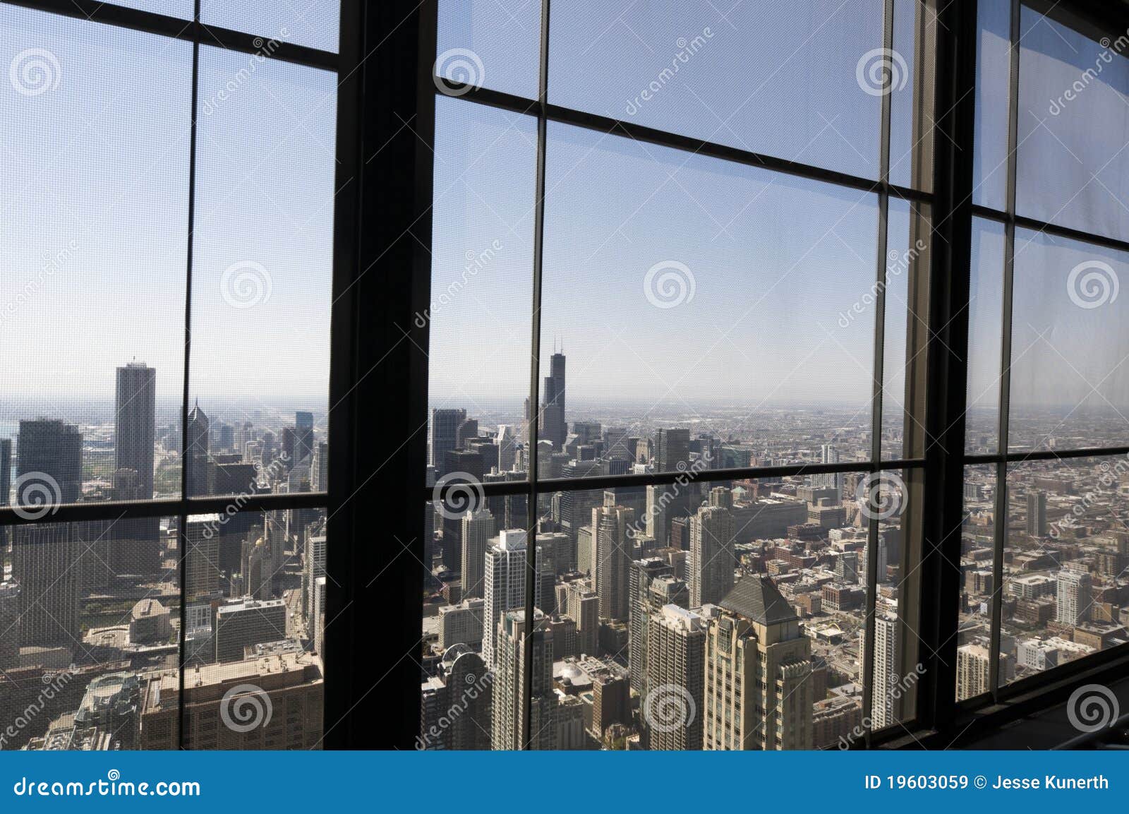 View of Chicago stock image. Image of building, buildings - 19603059