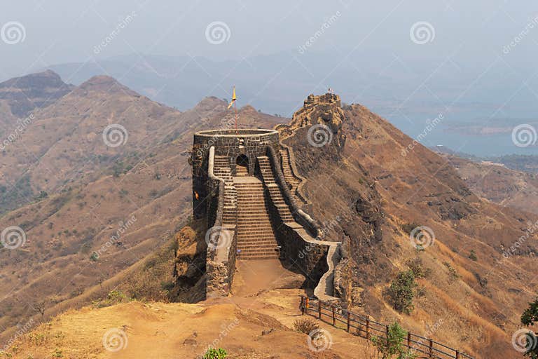 View of Chilkhati Buruj from Suvela Machi, Rajgad Fort, Pune ... View of Chilkhati Buruj from Suvela Machi, Rajgad Fort, Pune ...