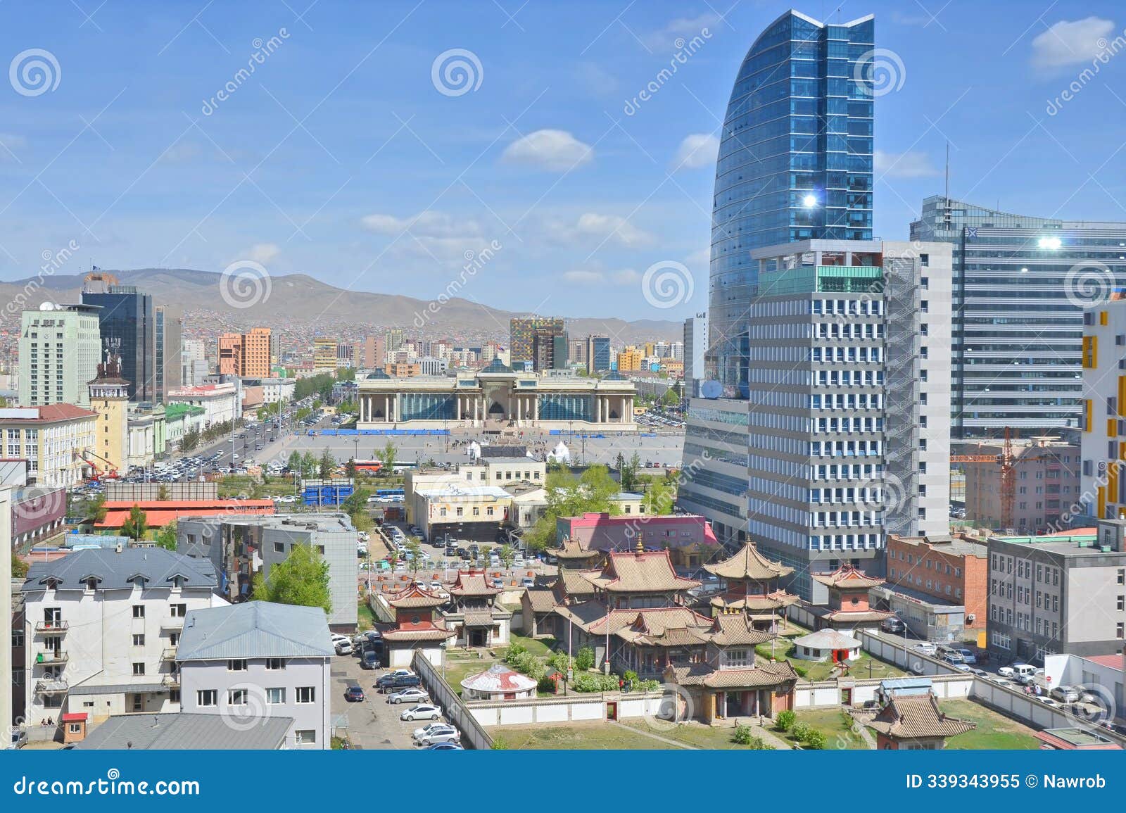 The Choijin Lama Temple Monastery in Ulaanbaatar, Mongolia. Stock Image - Image of religion ...