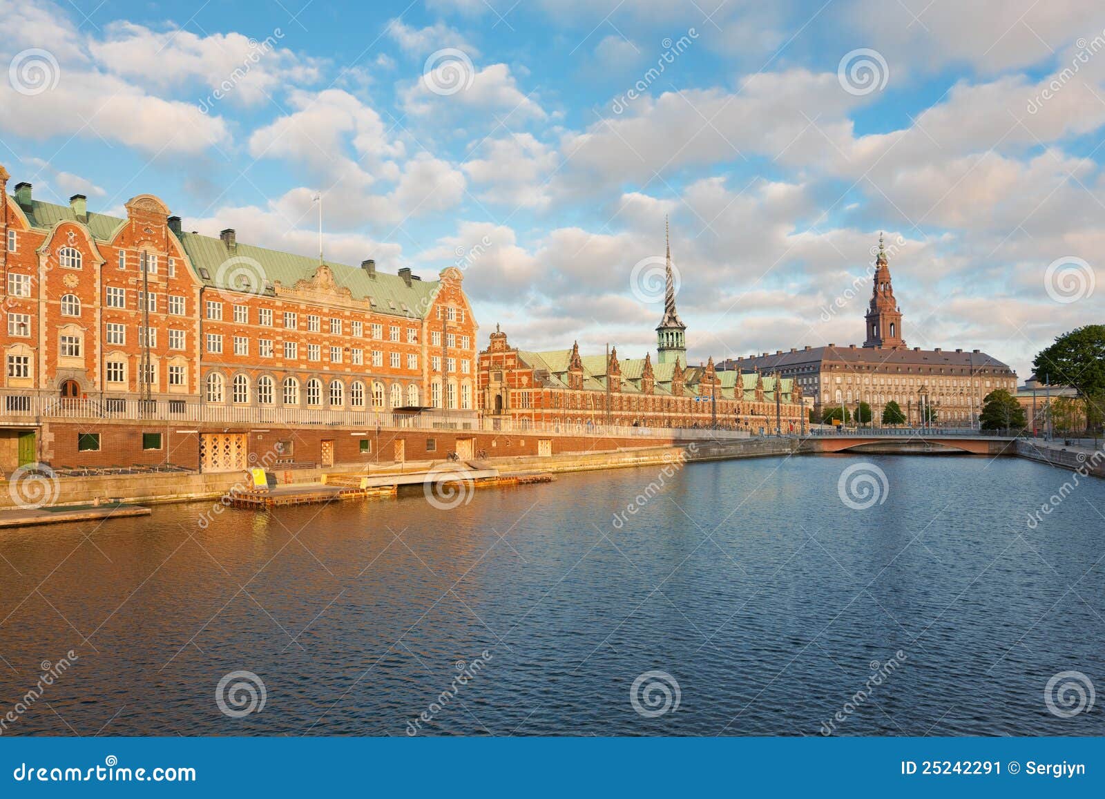 View on Christiansborg Palace in Copenhagen Stock Image - Image of road ...