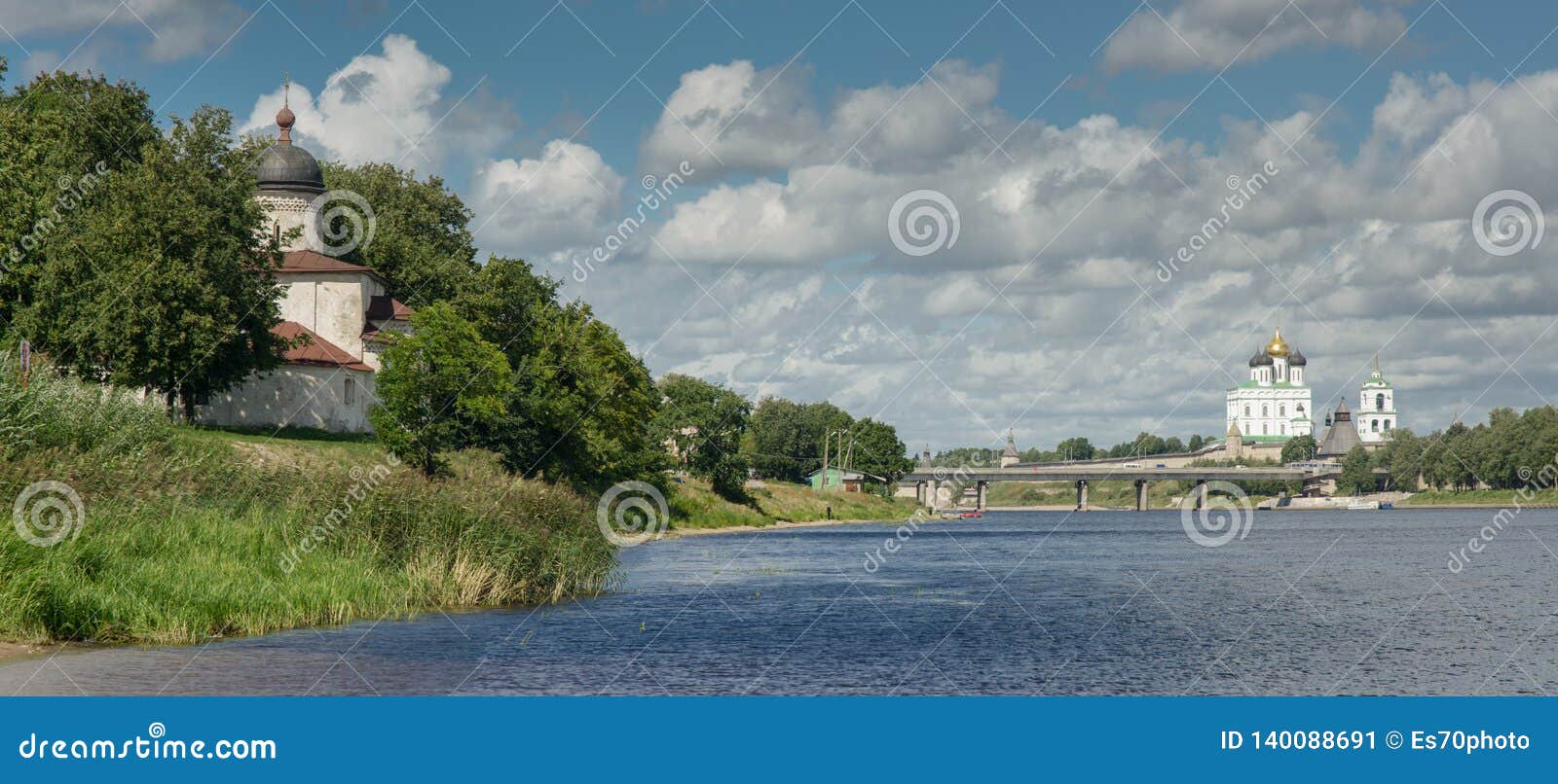 View of Churches in Pskov Russia Stock Image - Image of outdoors ...
