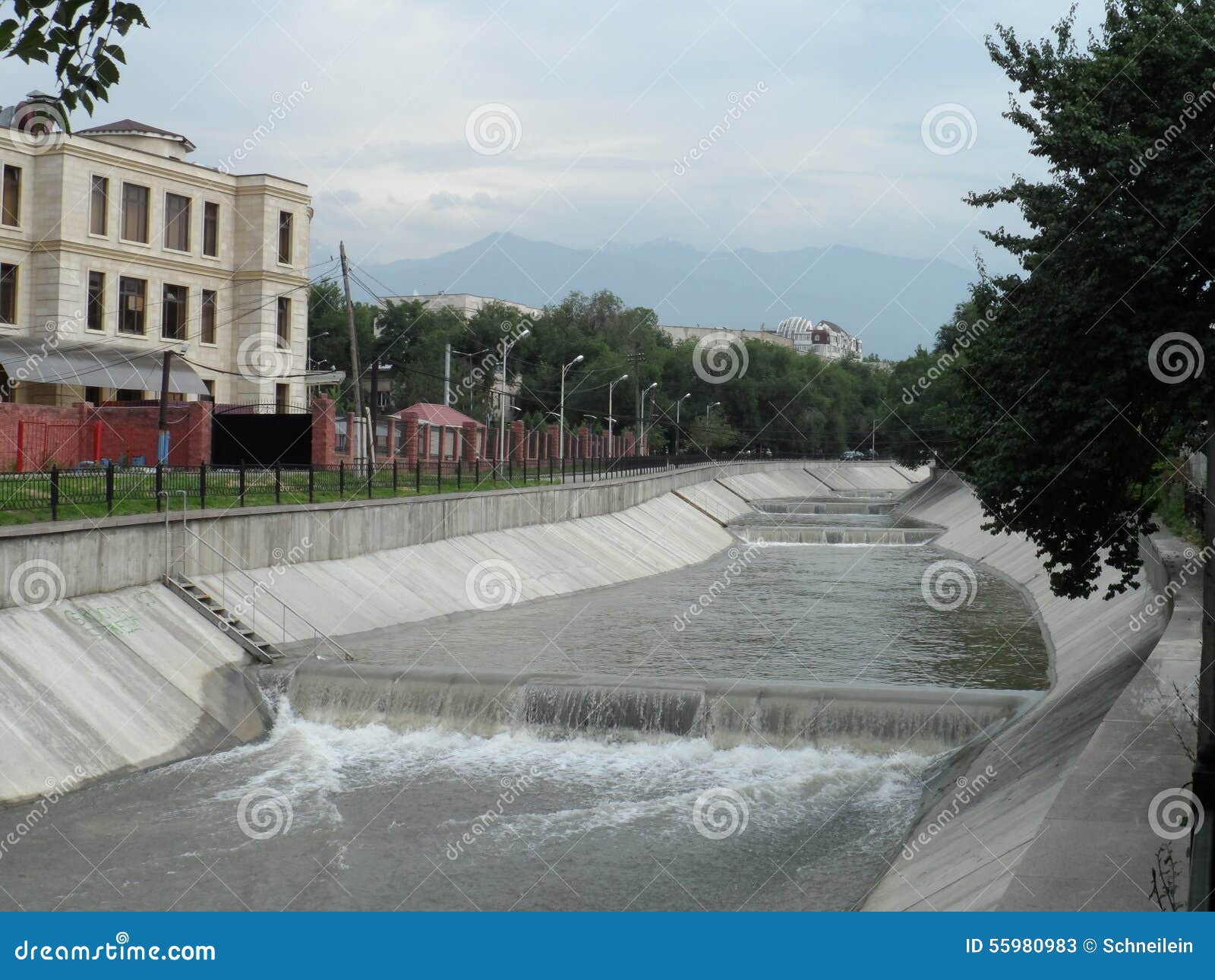 View in the city editorial stock photo. Image of center - 55980983