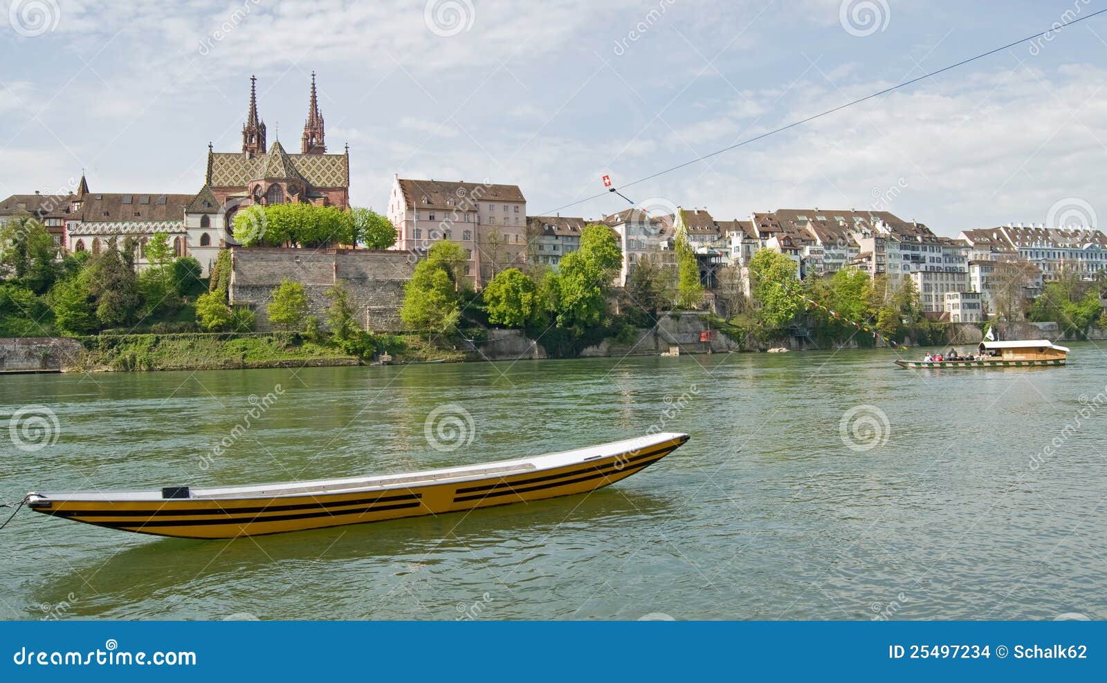 View at City of Basel,Switzerland Stock Photo - Image of swiss, rhine ...