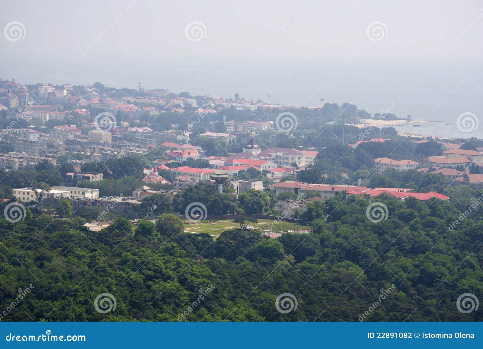 View of the city Beidaihe stock photo. Image of qinhuangdao - 22891082