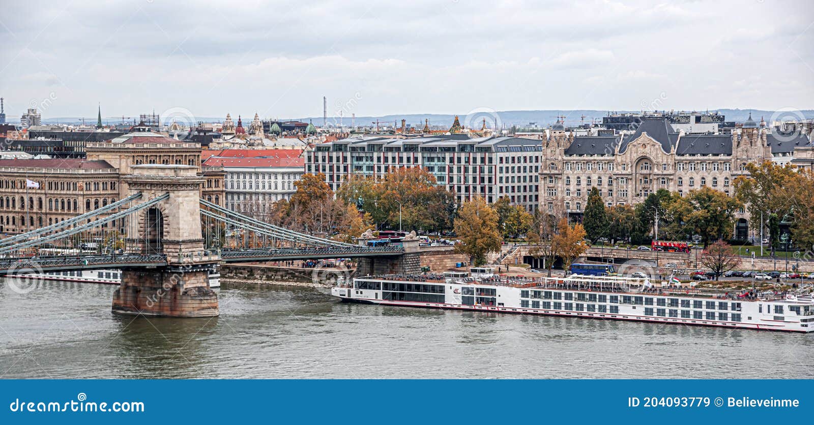 View of the City of Budapest from Above in Autumn, in Budapest, Hungary ...