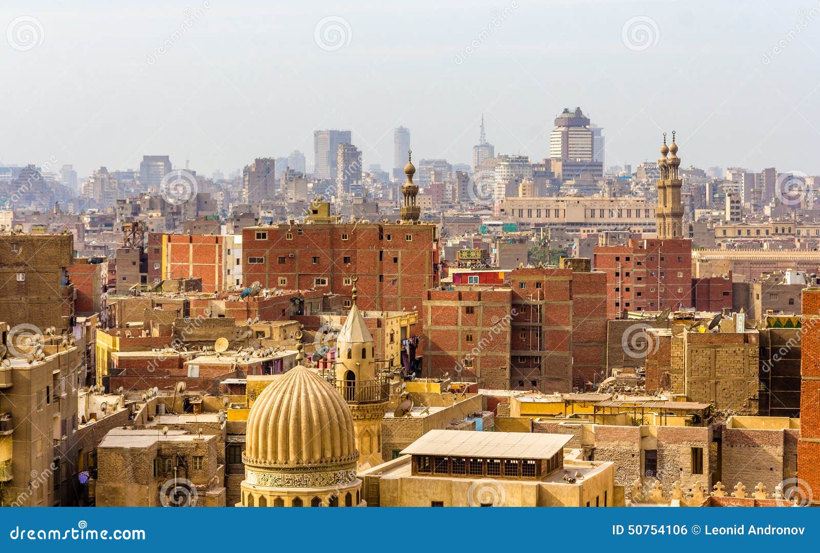 View of City Center of Cairo Stock Photo - Image of civilization ...