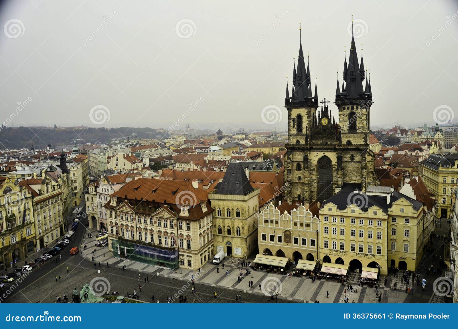 View of the City Center of Prague Editorial Photo - Image of famous ...