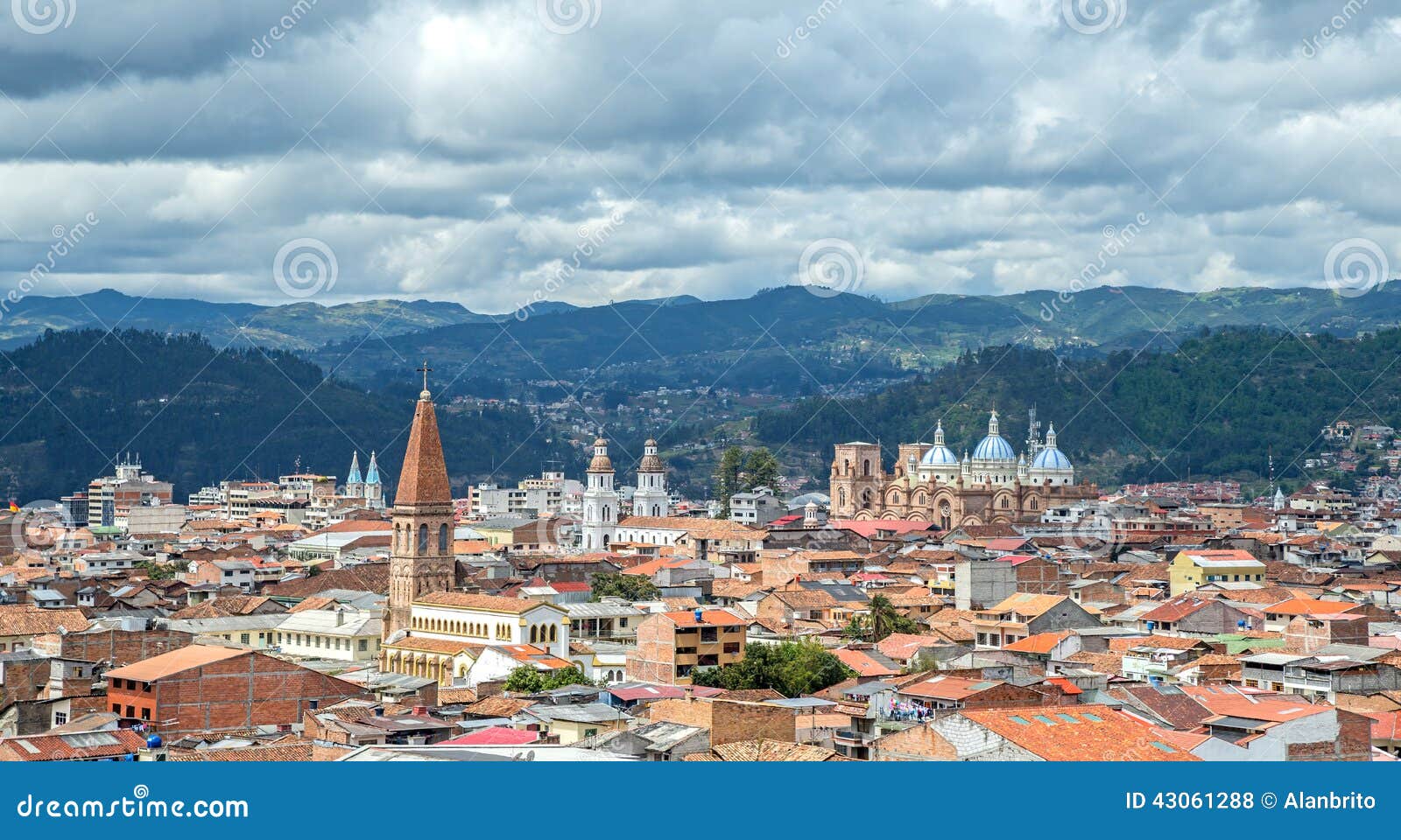 View of the City of Cuenca, Ecuador Stock Photo - Image of outdoor ...