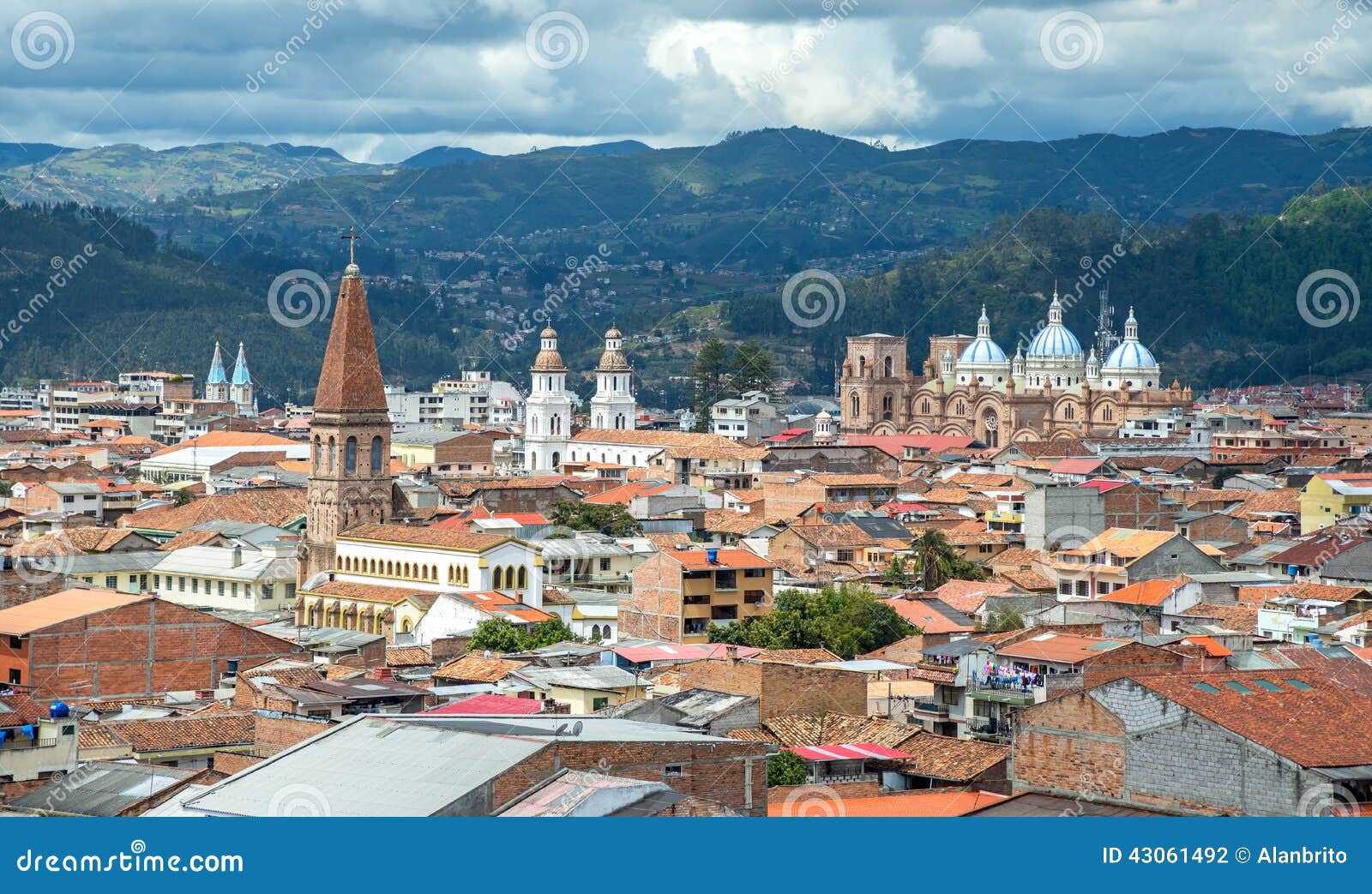 View of the City of Cuenca, Ecuador Stock Photo - Image of andes ...