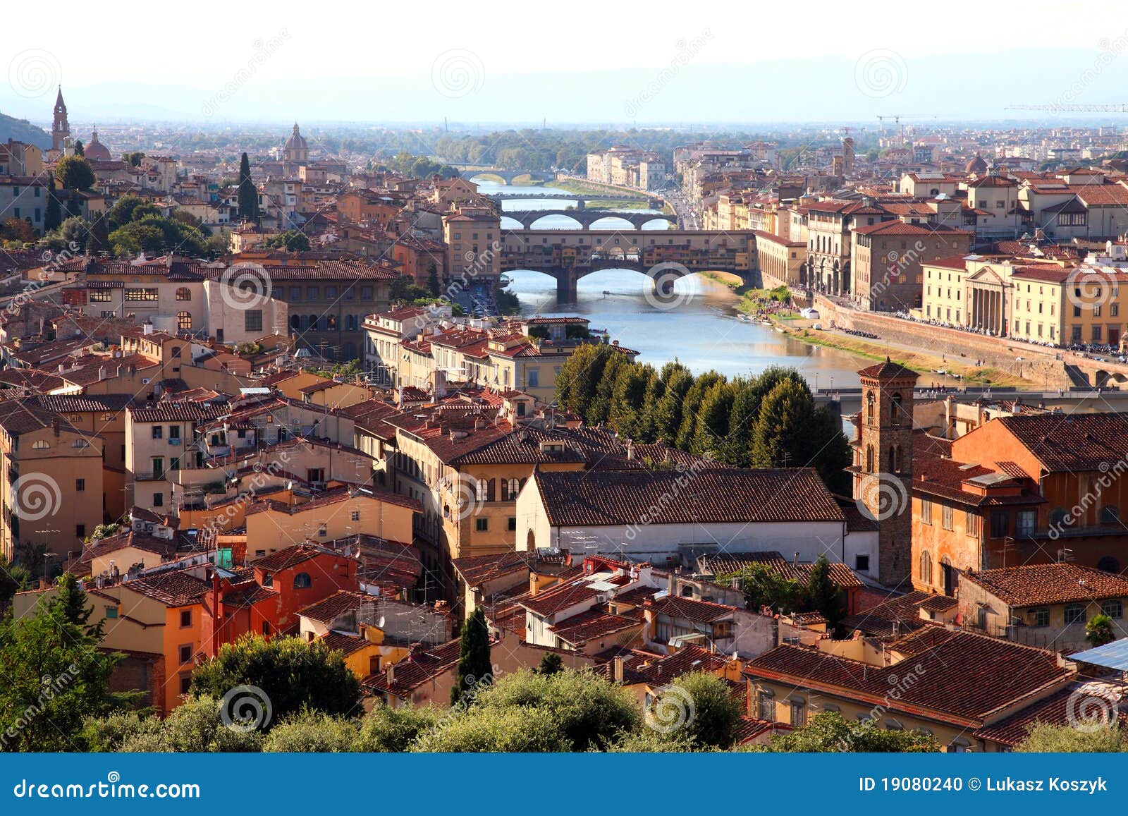 View of the City of Florence Stock Photo - Image of europe, italy: 19080240