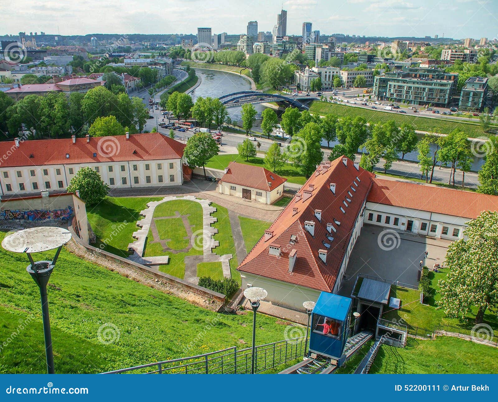 View on the city stock image. Image of beautiful, highrise - 52200111