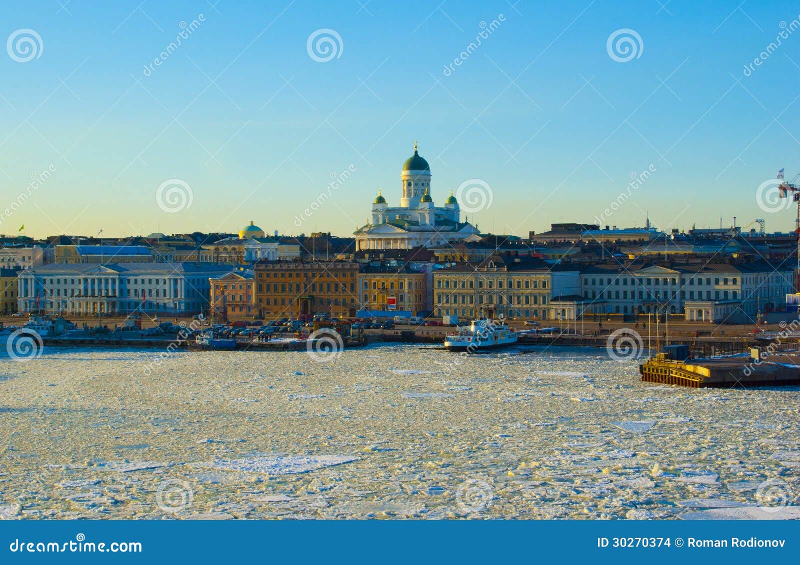 Helsinki Landscape in Spring Stock Photo - Image of city, port: 30270374