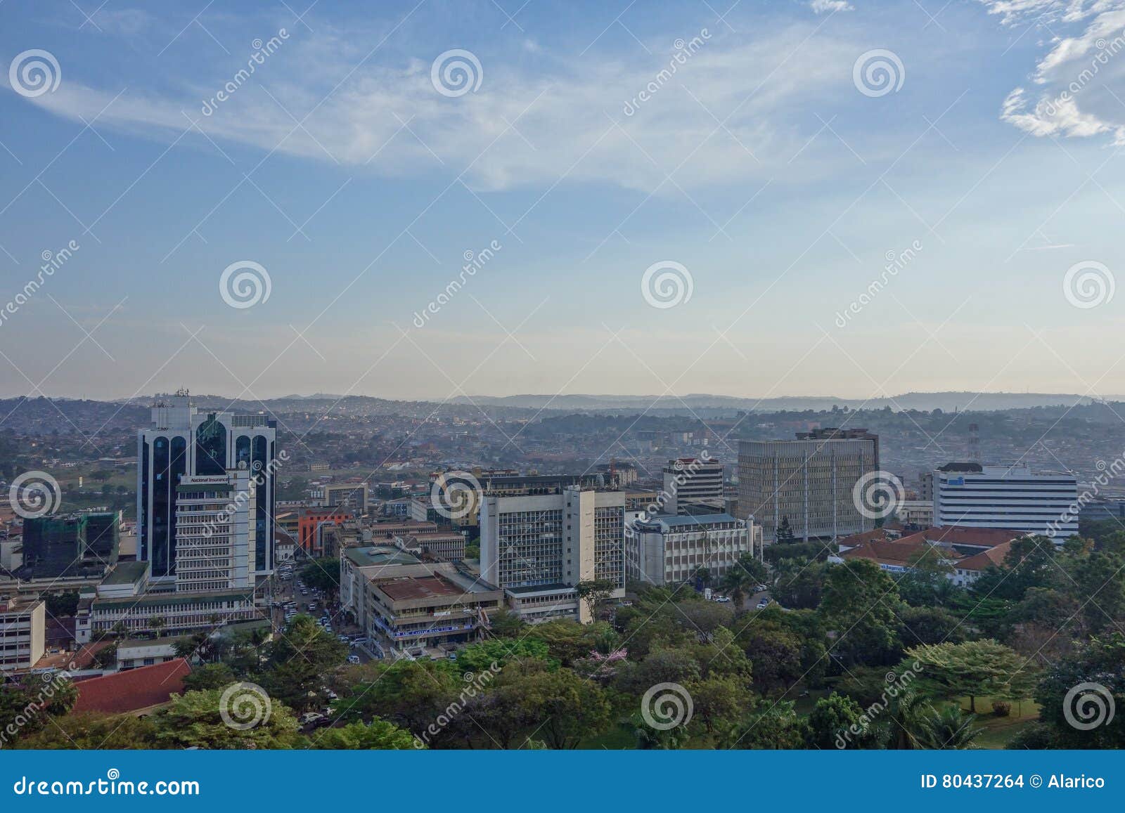 View of the City of Kampala Editorial Stock Image - Image of african ...