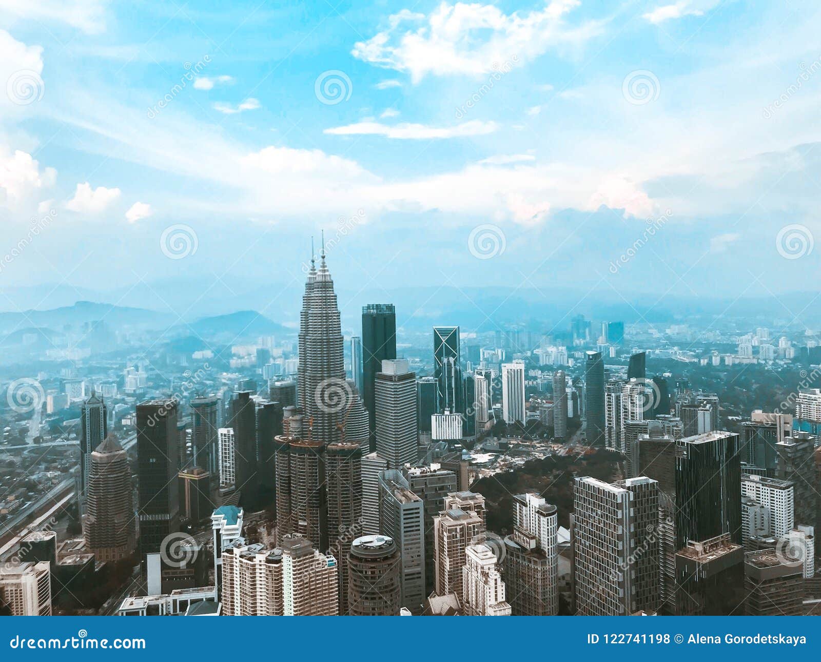 View on the City from KL Tower Stock Photo - Image of kuala, cinematic ...