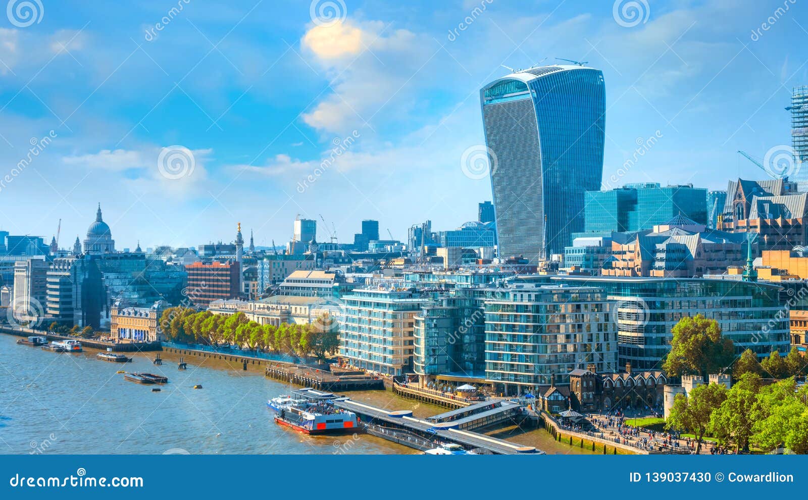 View of the City of London stock photo. Image of london - 139037430