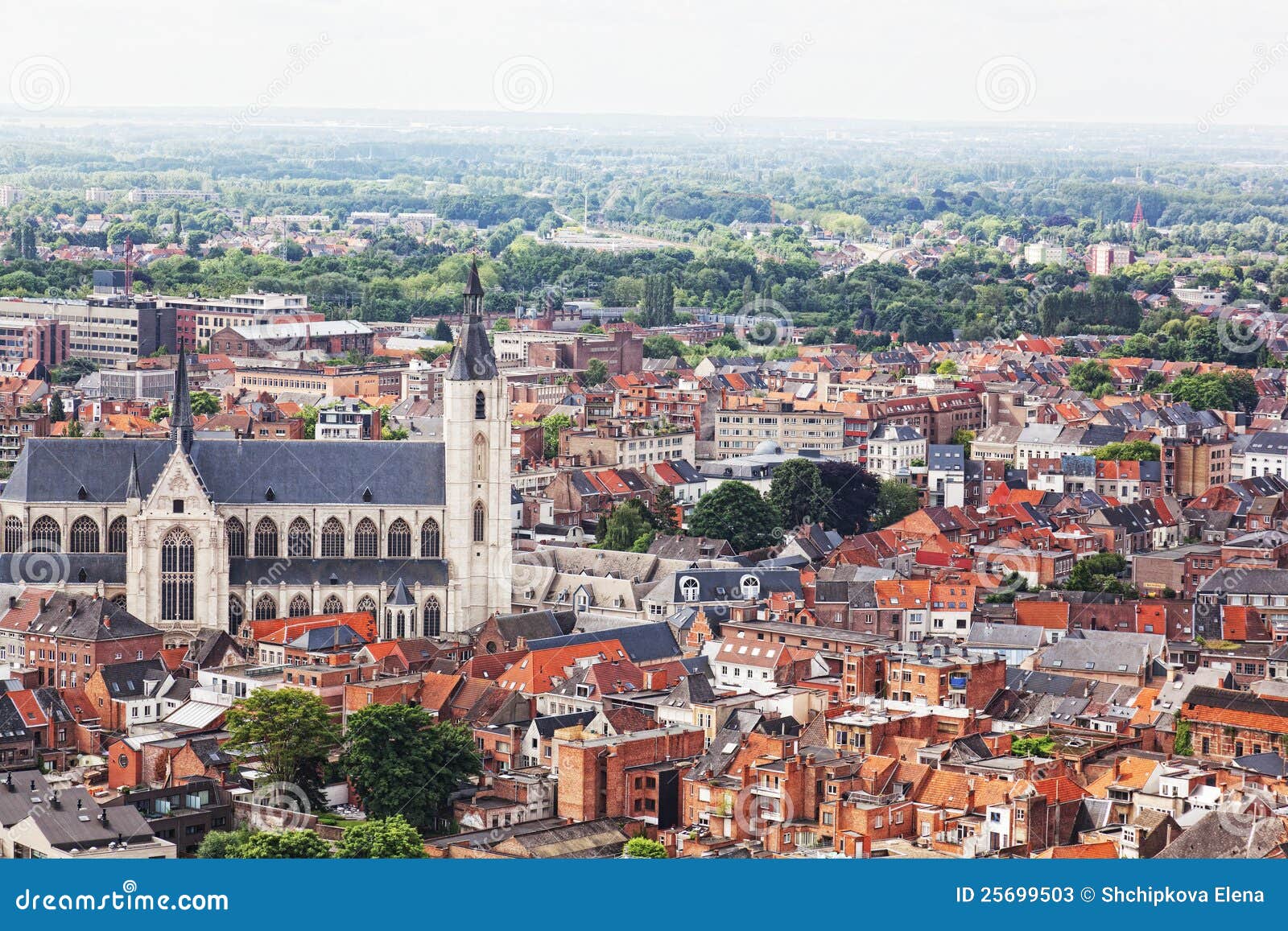 View of the City of Malines Stock Image - Image of dutch, benelux: 25699503