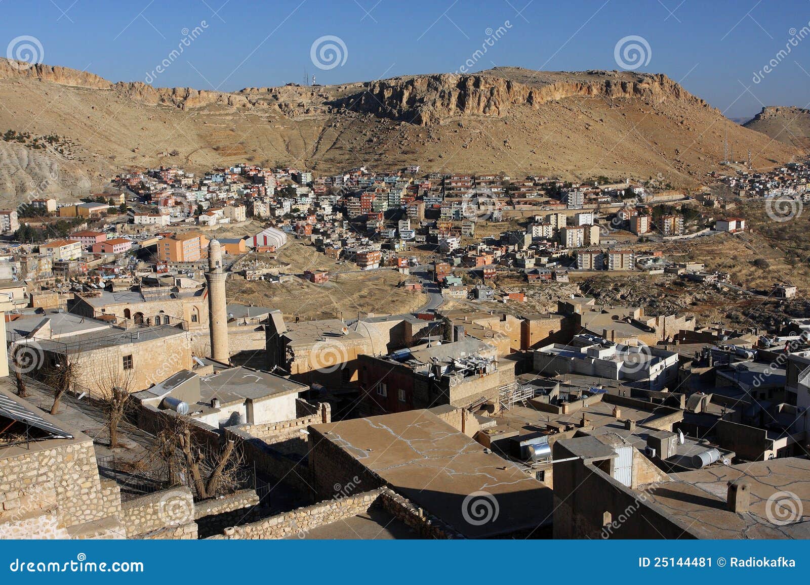 View of the City Mardin in Southeastern Turkey Stock Image - Image of ...