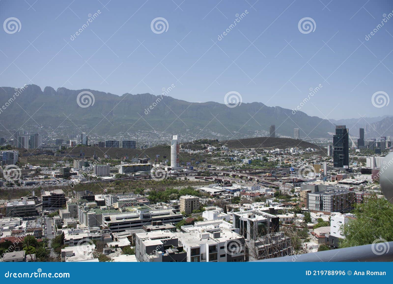 View of the City of Monterrey from the Flagpole Viewpoint, May, 2021 ...