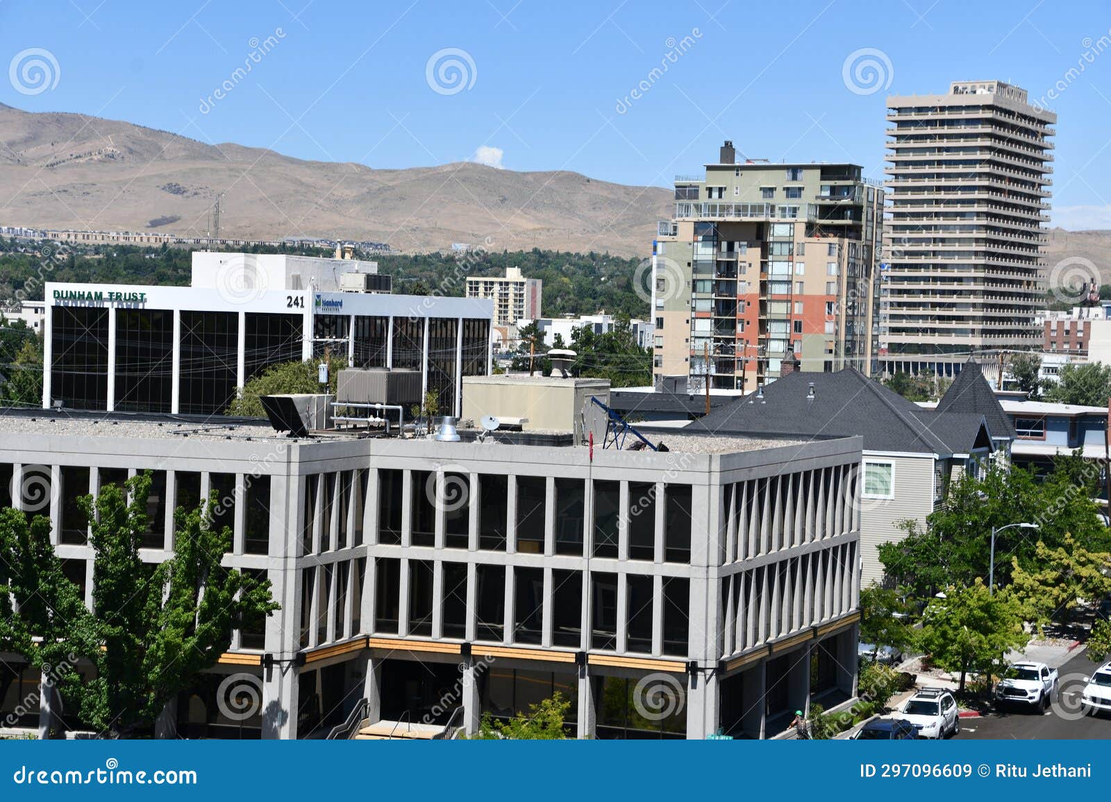 View of the City of Reno in Nevada Editorial Stock Image - Image of ...